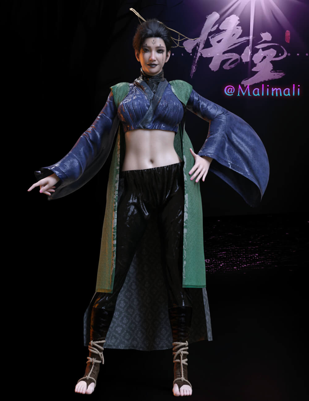 Fourth Sister for G9 - Daz Content by malimali