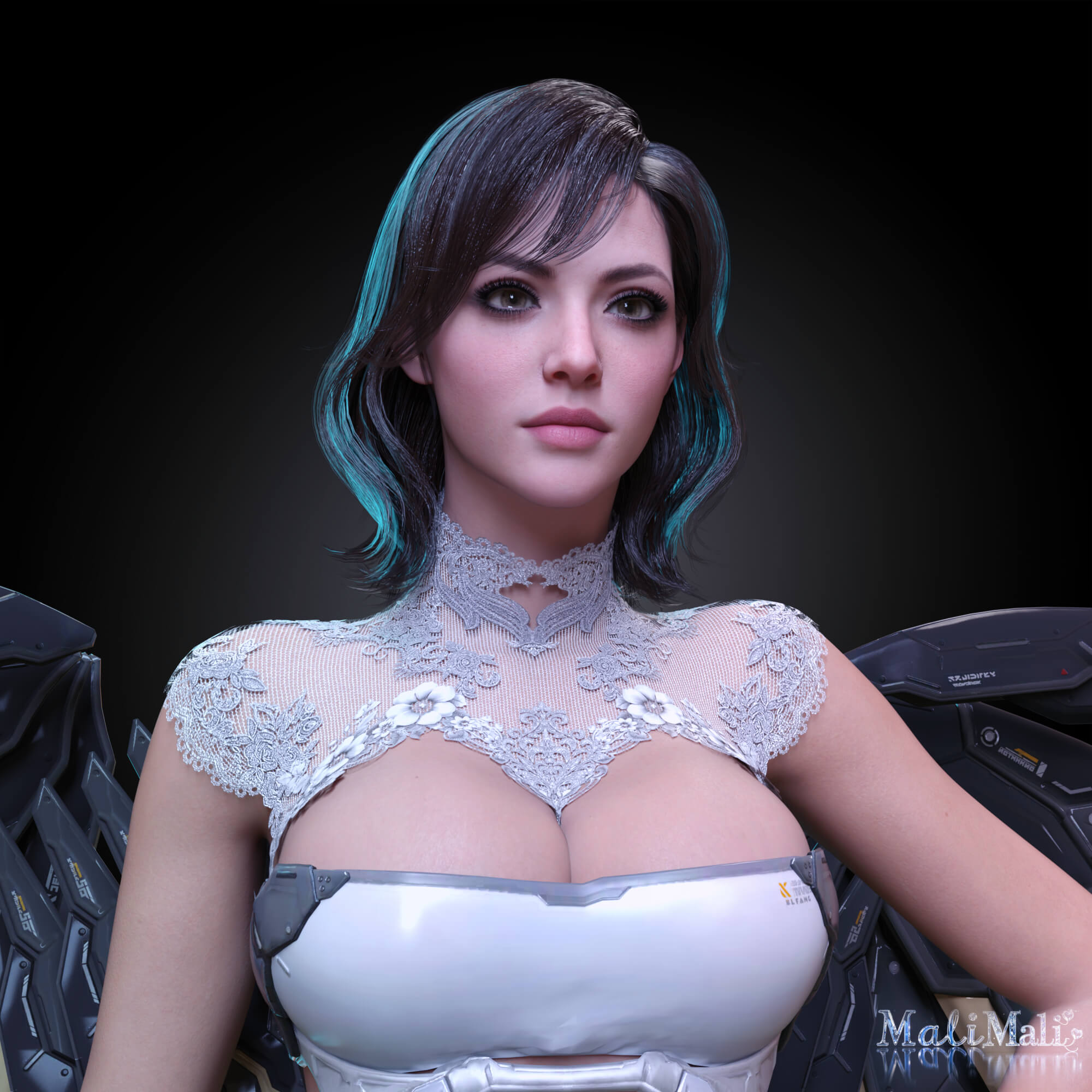 The First Descendant Serena 3D Render, Digital Art by malimali