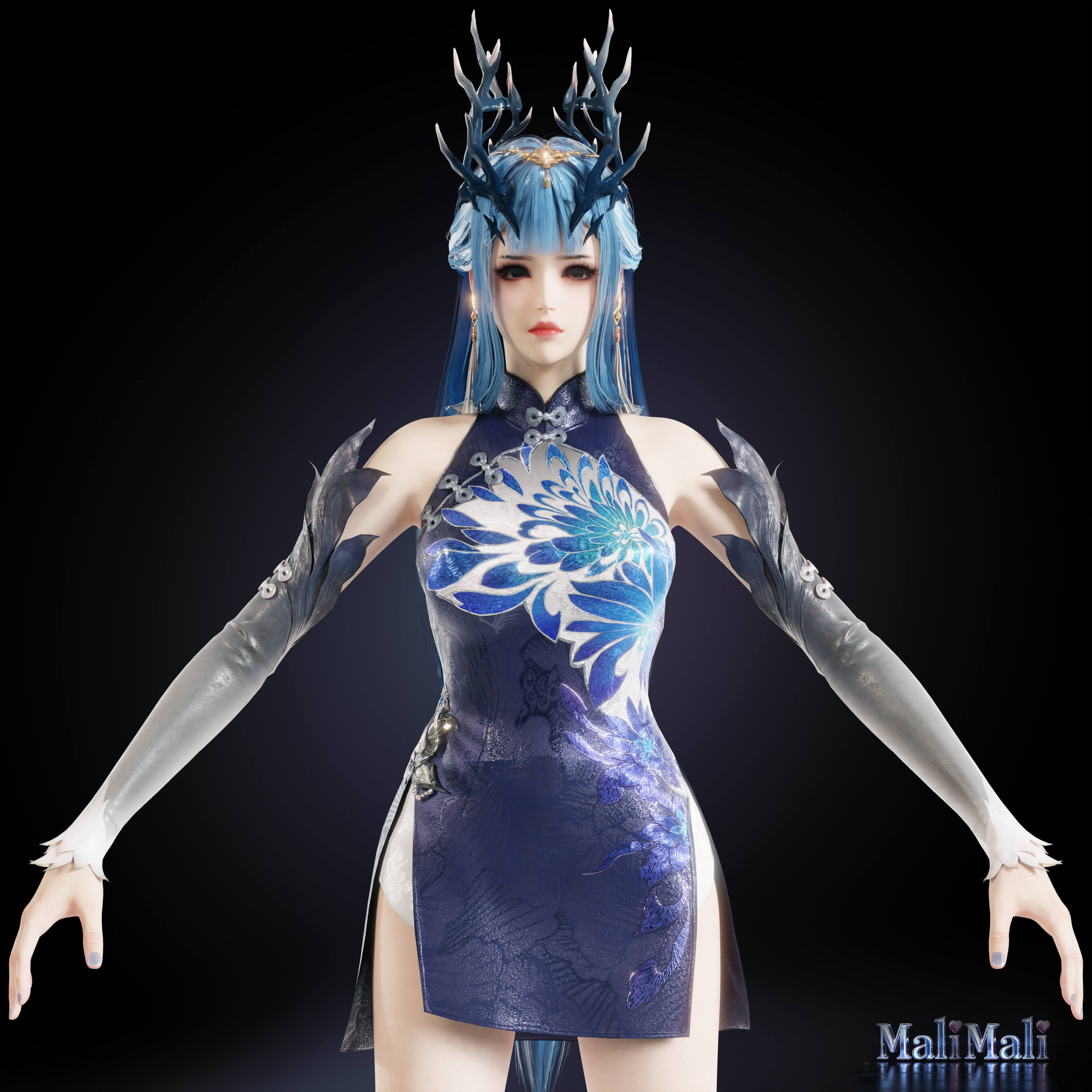 Zipping Yin 3D Render, Digital Art by malimali