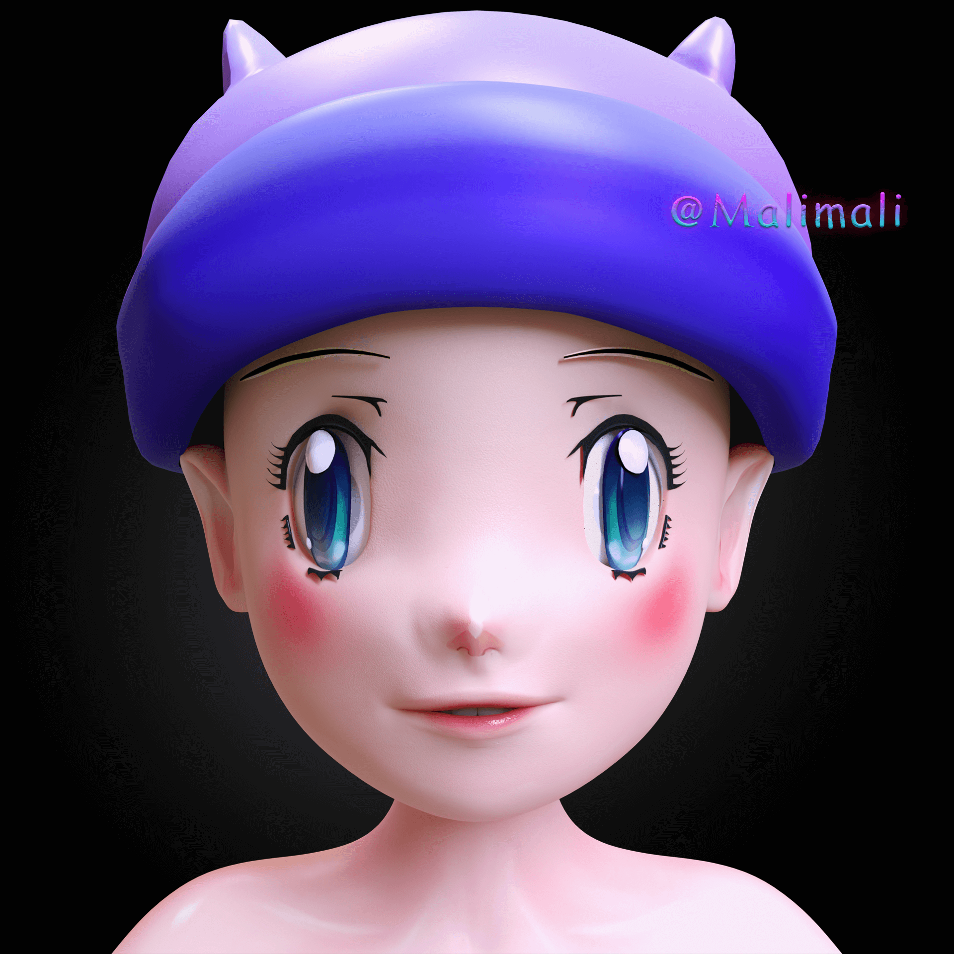 Zoe Izumi for G8F 3D Render, Digital Art by malimali