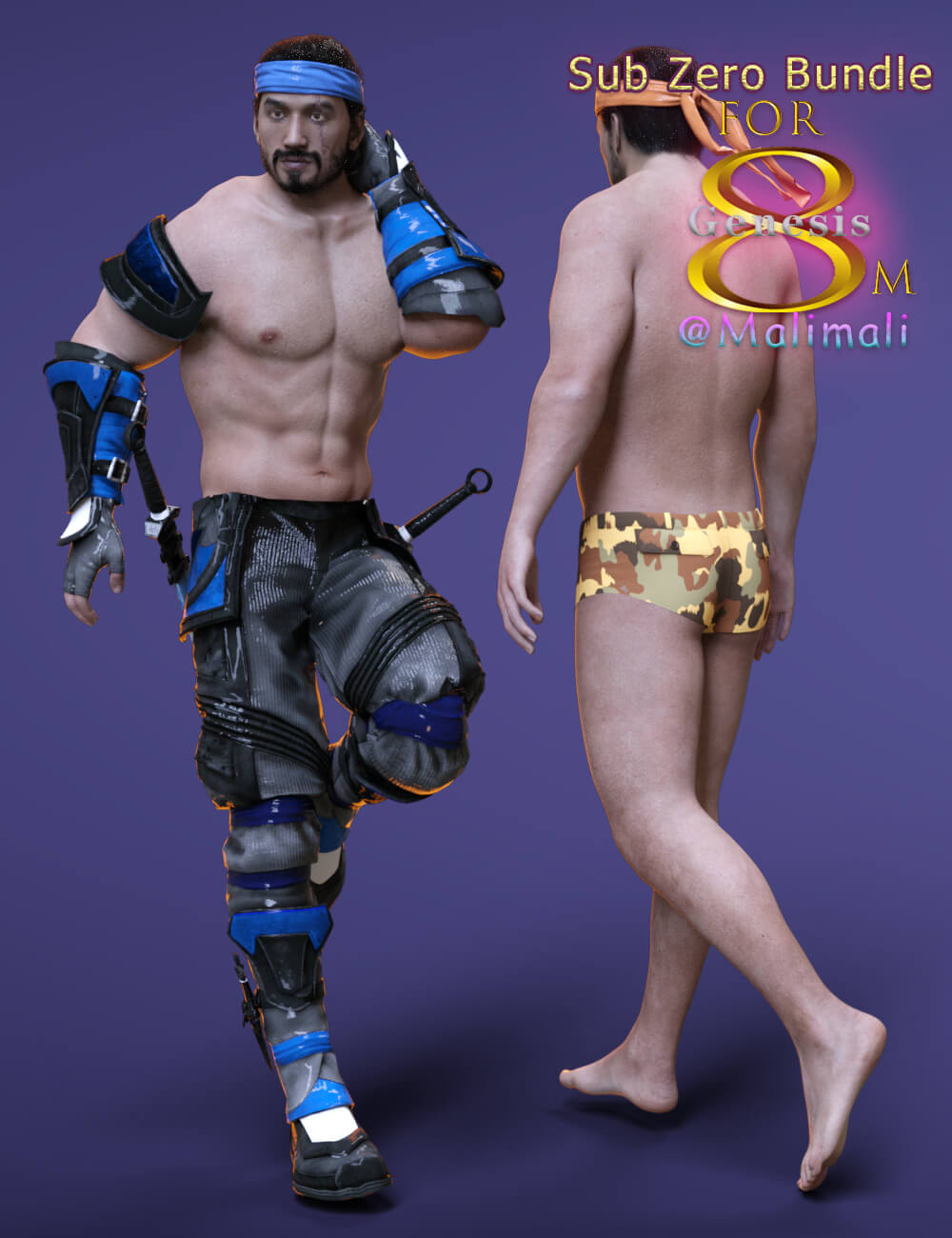 Sub Zero Bundle for G8M - Daz Content by malimali