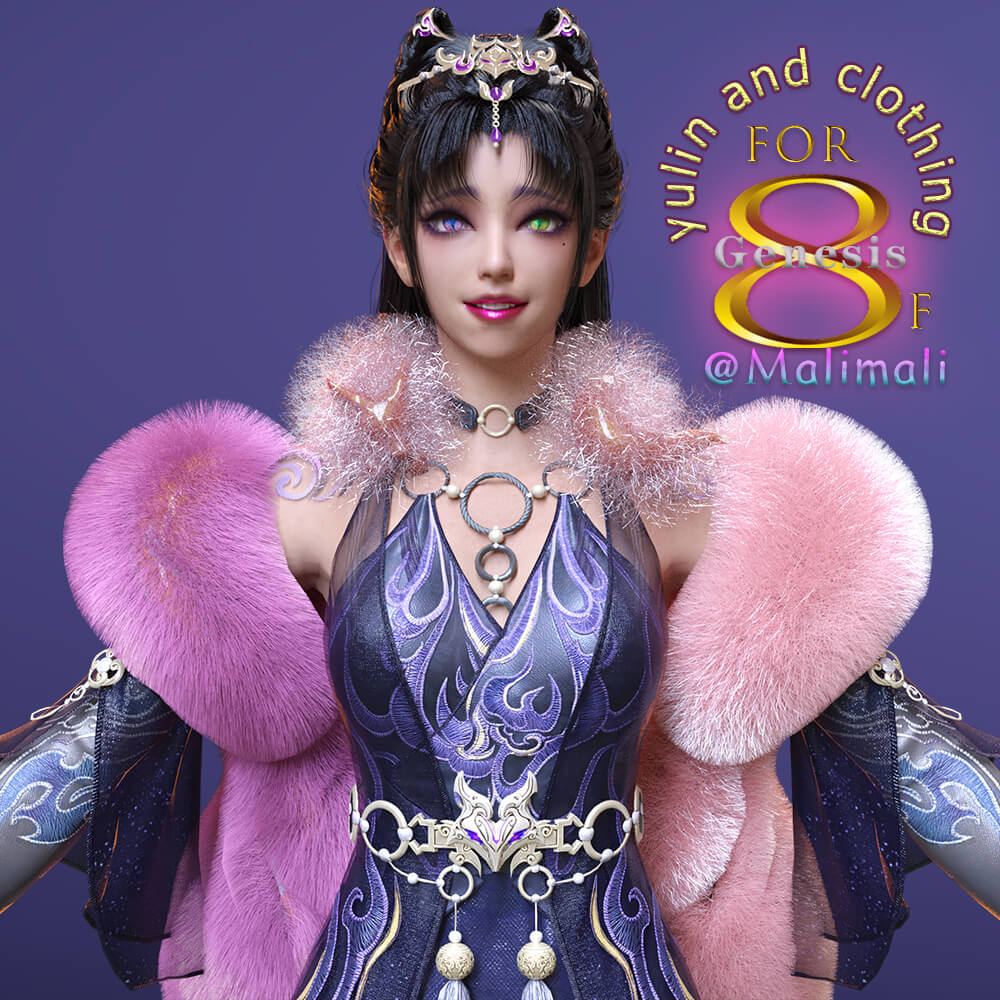 Yulinglong and Clothing for G8F G8.1F - Daz Content by malimali