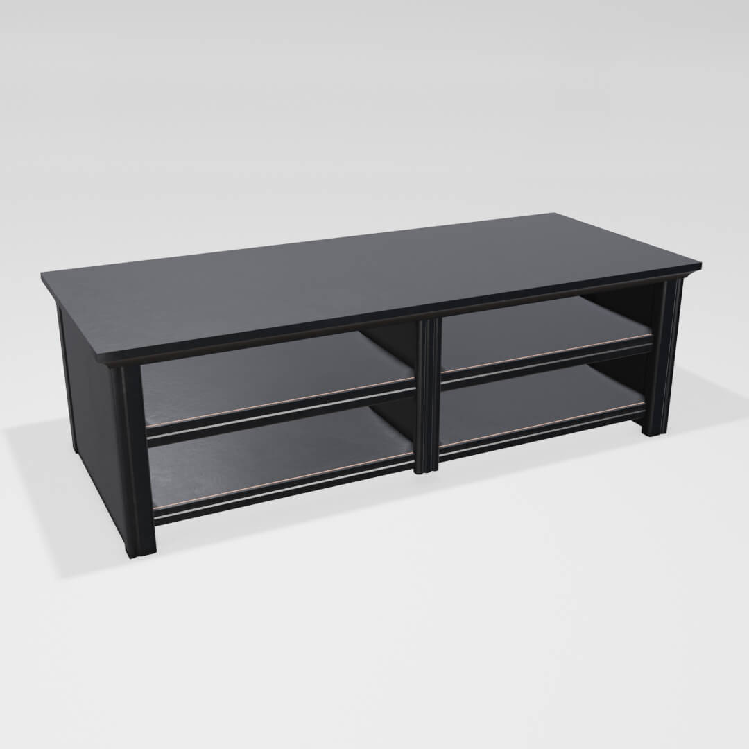 Simple TV Stand - 3D Model by Malixemous