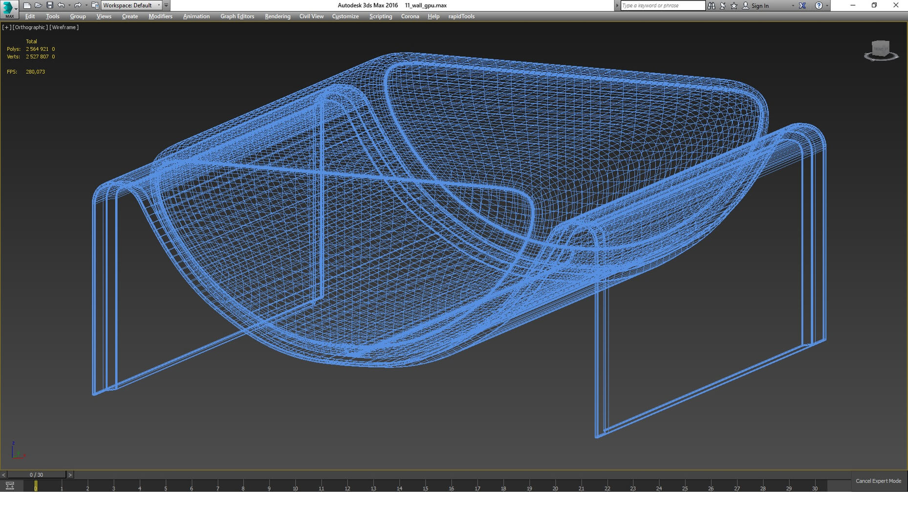 Asa Pingree - Eclipse Ottoman 3D Model by malkmen84