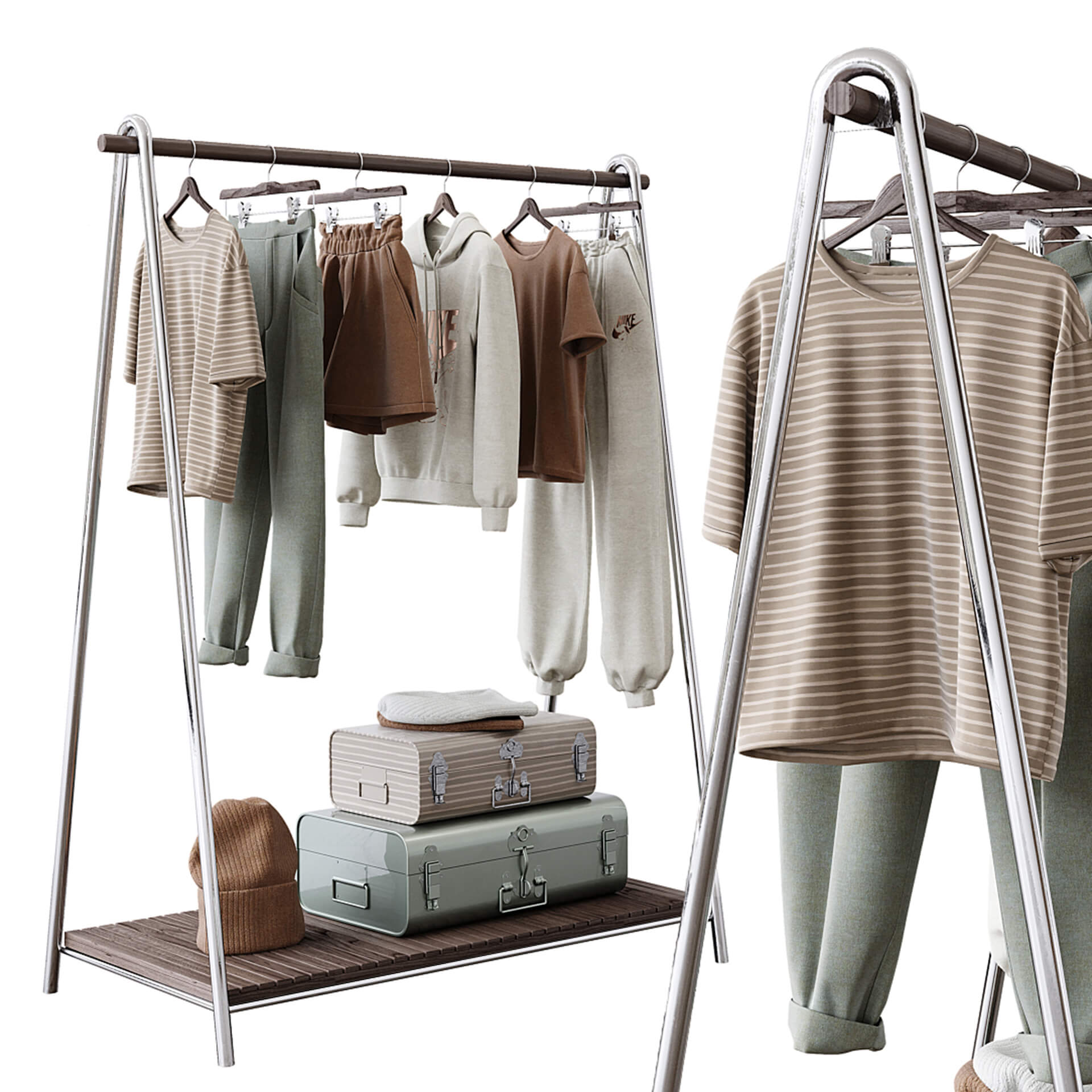 Baby Clothes Set - 3D Model by malkmen84