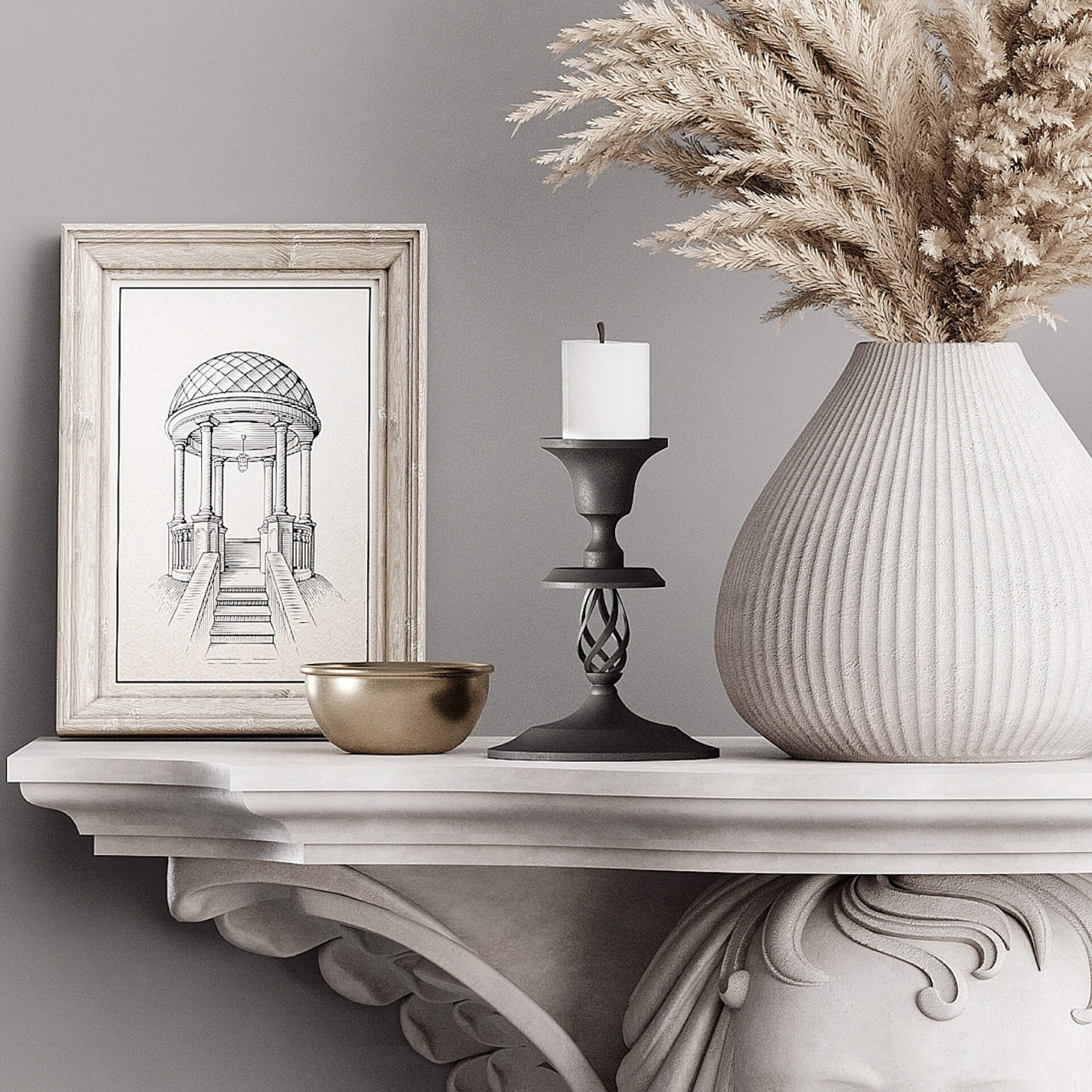 Decorative SET03 - 3D Model by malkmen84