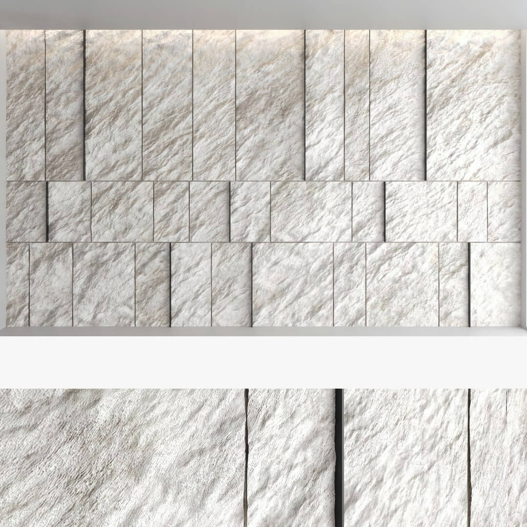 Decorative Wall Panel Set 58 - 3D Model by malkmen84