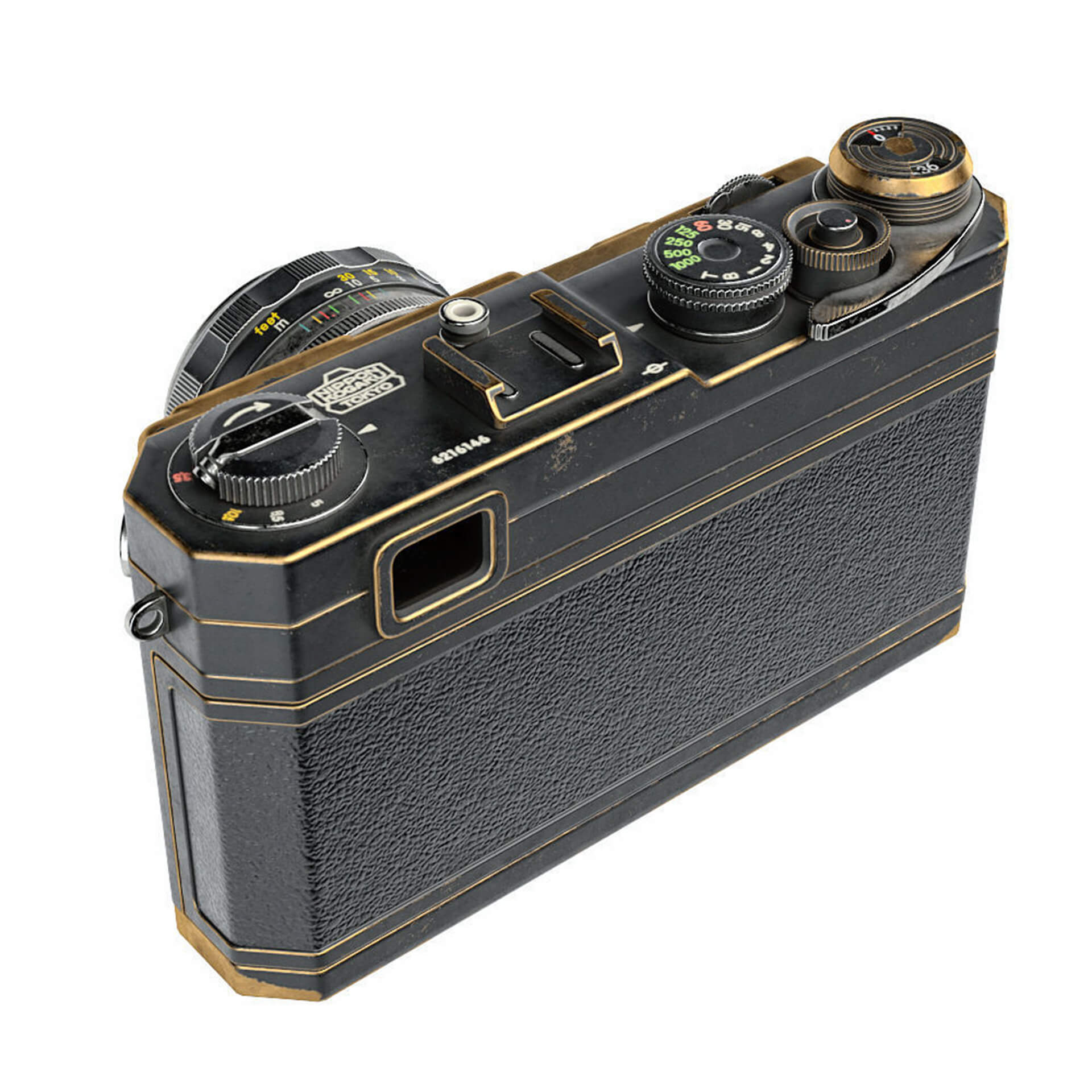 Nikon S3 Camera - 3D Model by malkmen84