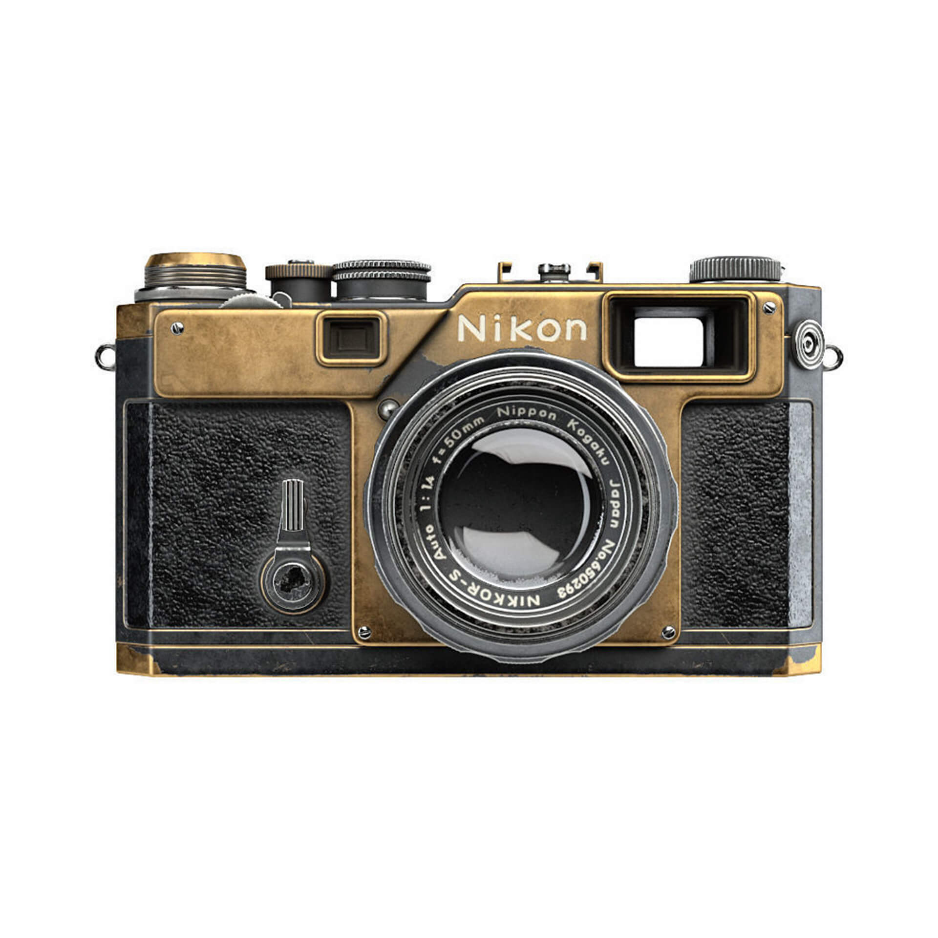 Nikon S3 Camera - 3D Model by malkmen84