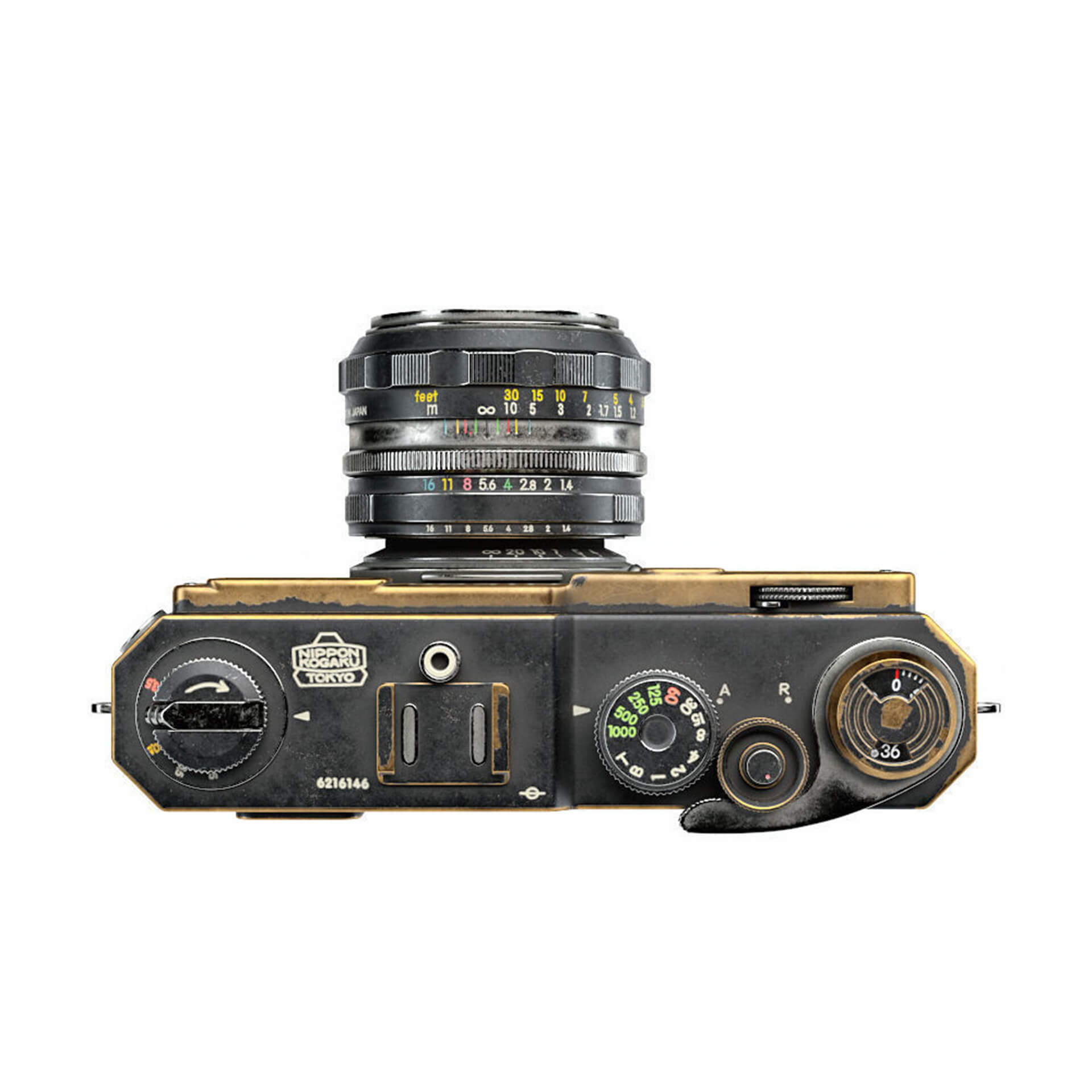 Nikon S3 Camera - 3D Model by malkmen84