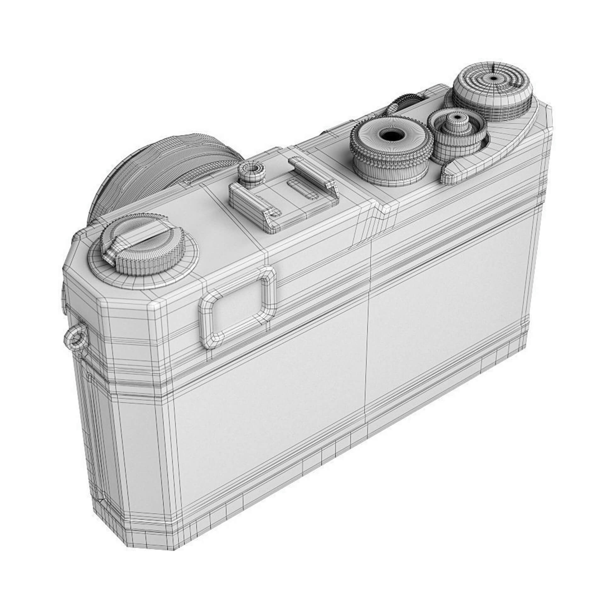 Nikon S3 Camera - 3D Model by malkmen84
