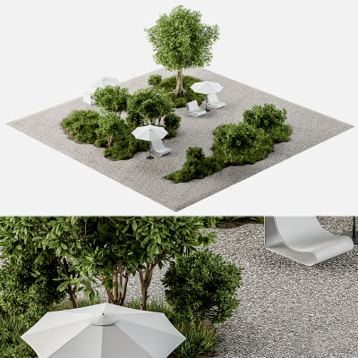 Urban and Environment Element Set 02 - 3D Model by malkmen84