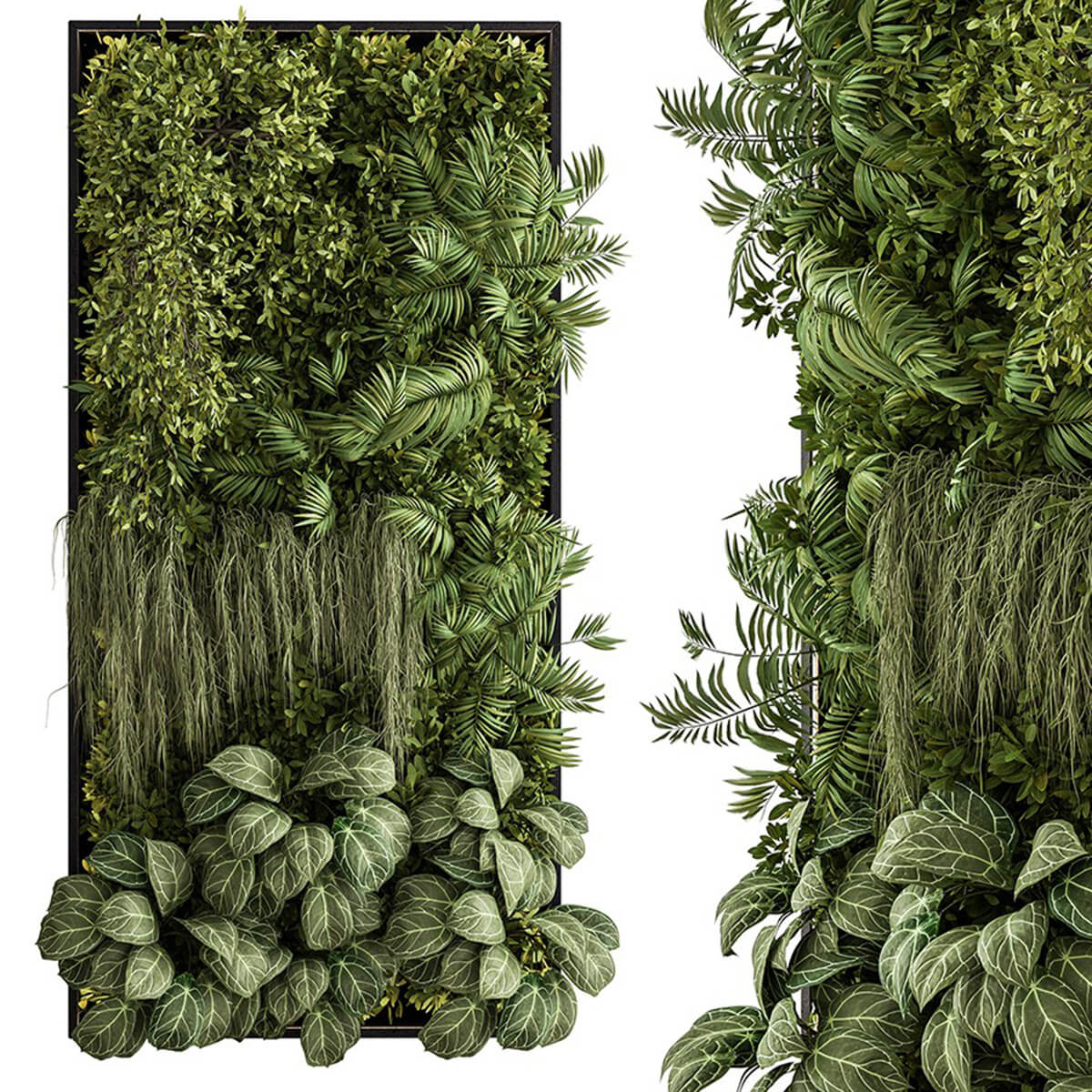Vertical Garden Metal Frame - 3D Model by malkmen84