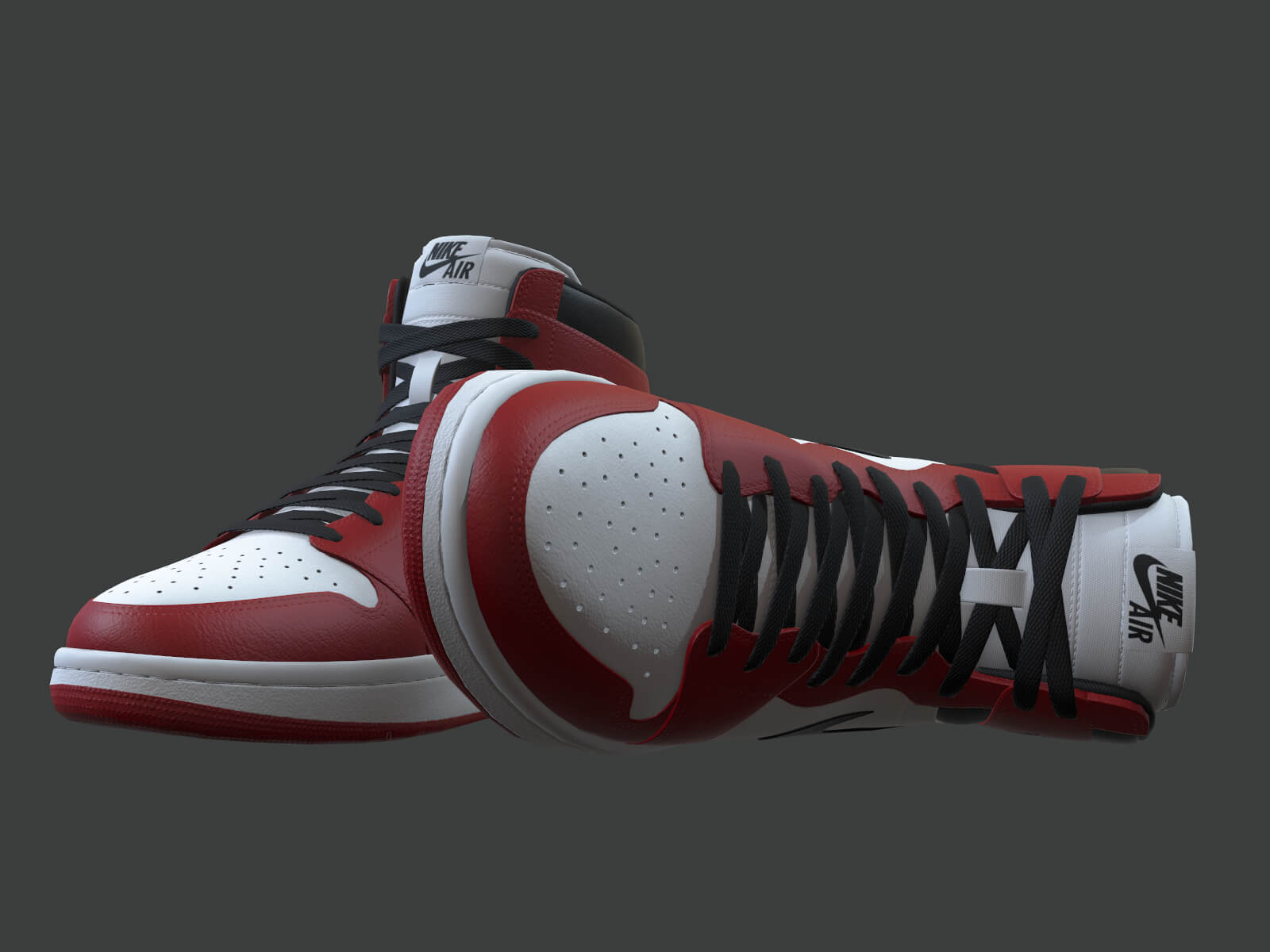 Air Jordan 1 Retro Sneaker PBR Model 1 by manacards