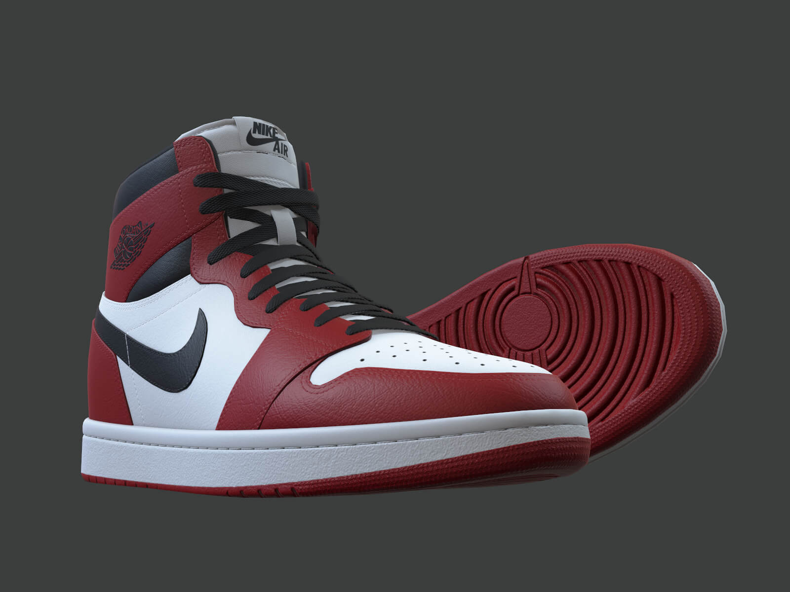 Air Jordan 1 Retro Sneaker PBR Model 1 by manacards