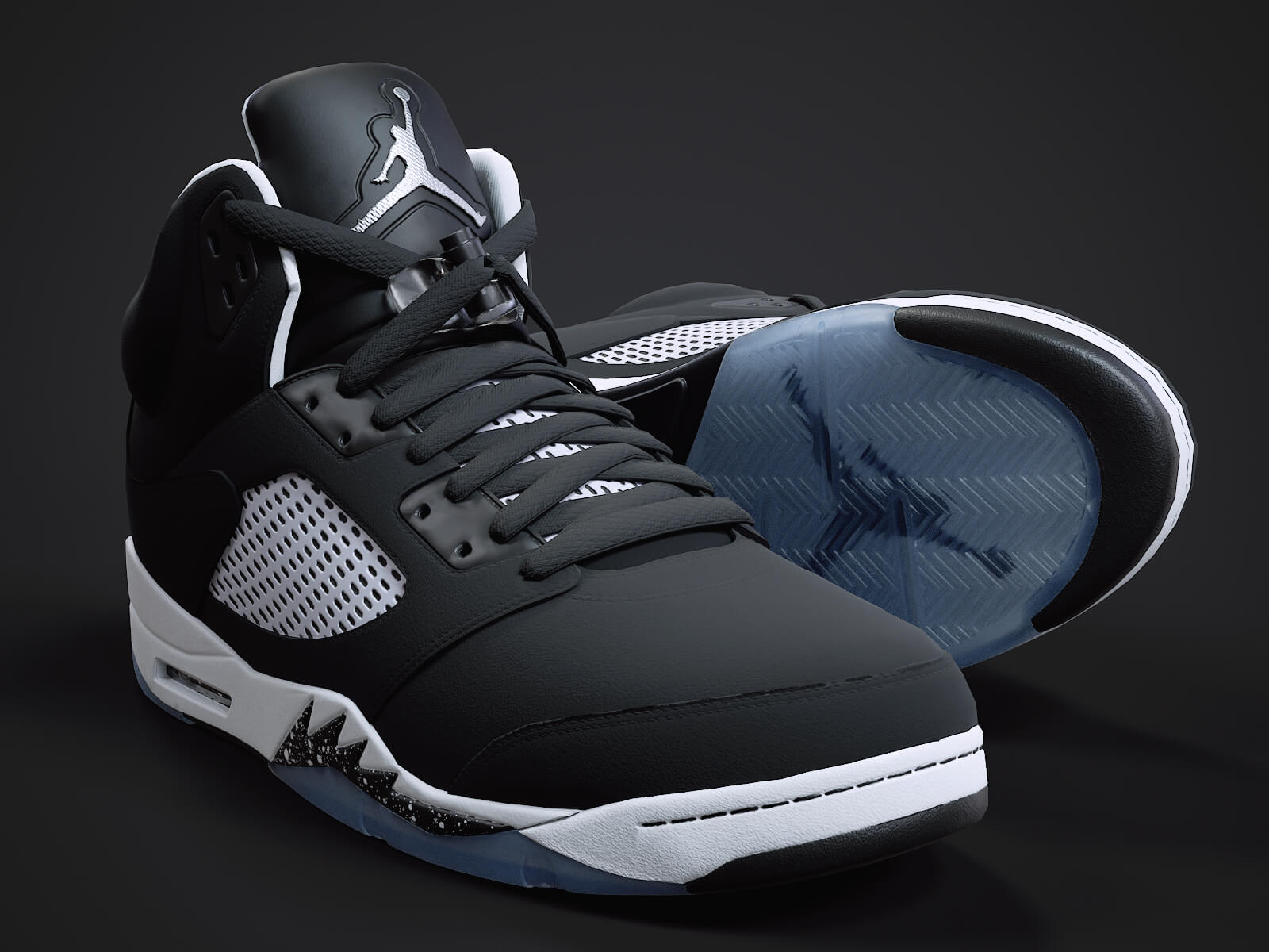 Air Jordan 5-Retro Sneaker PBR Model 2 by manacards