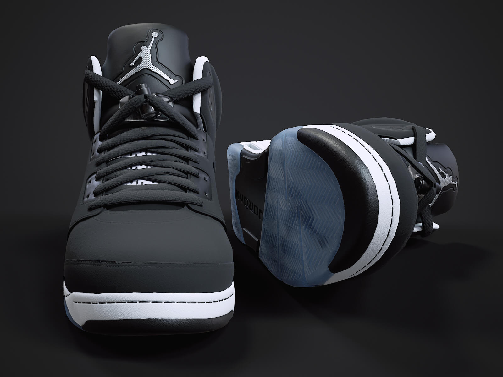 Air Jordan 5-Retro Sneaker PBR Model 2 by manacards