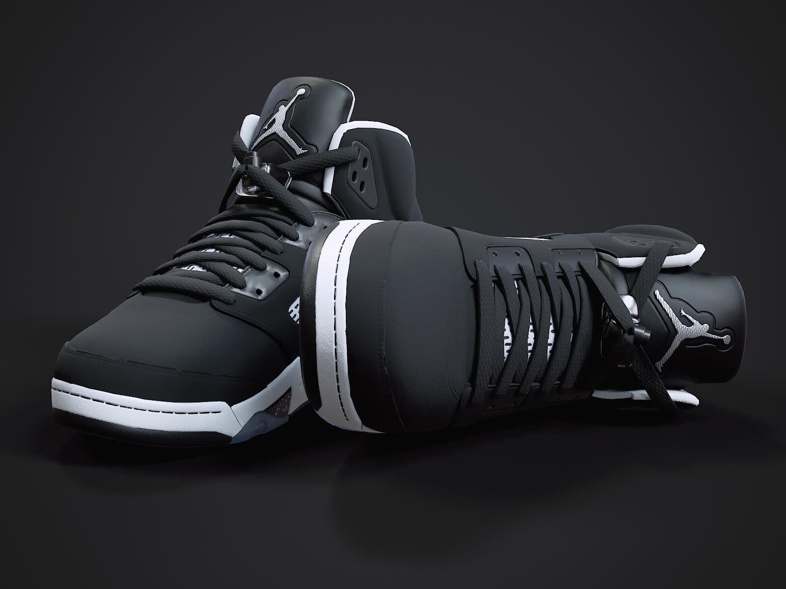 Air Jordan 5-Retro Sneaker PBR Model 2 by manacards