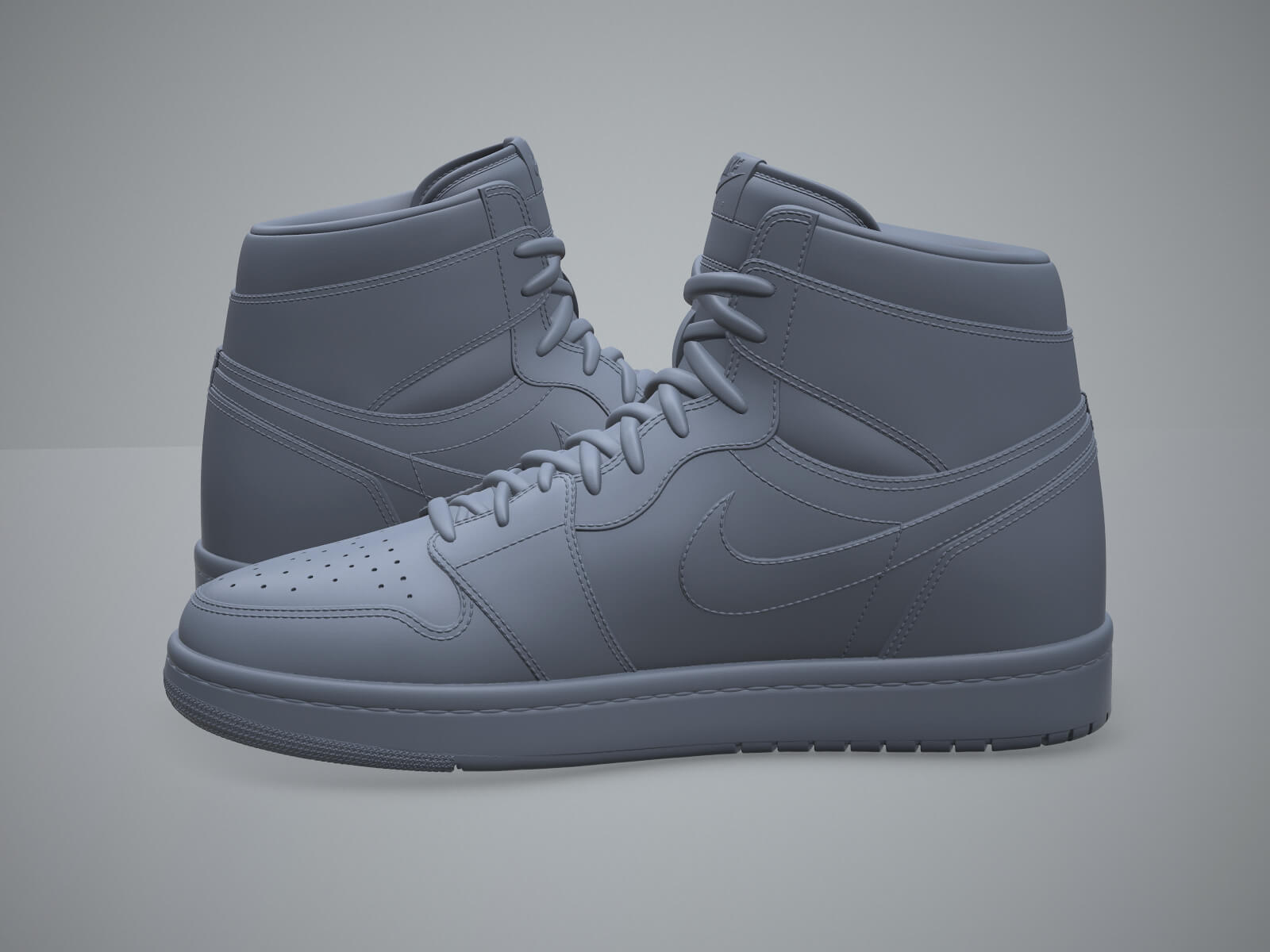 Air Jordan1-Retro Sneaker 3D Print Model by manacards