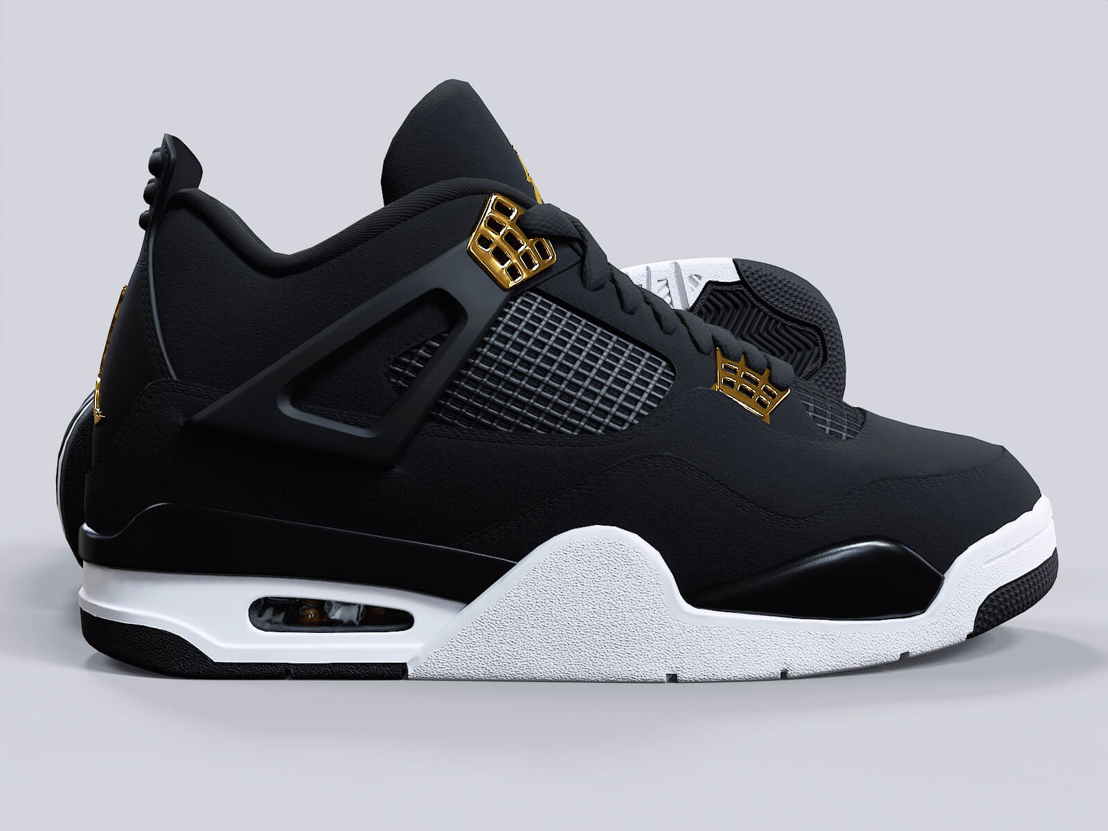 Air Jordan4-Retro Sneaker-V1 PBR Model 2 by manacards