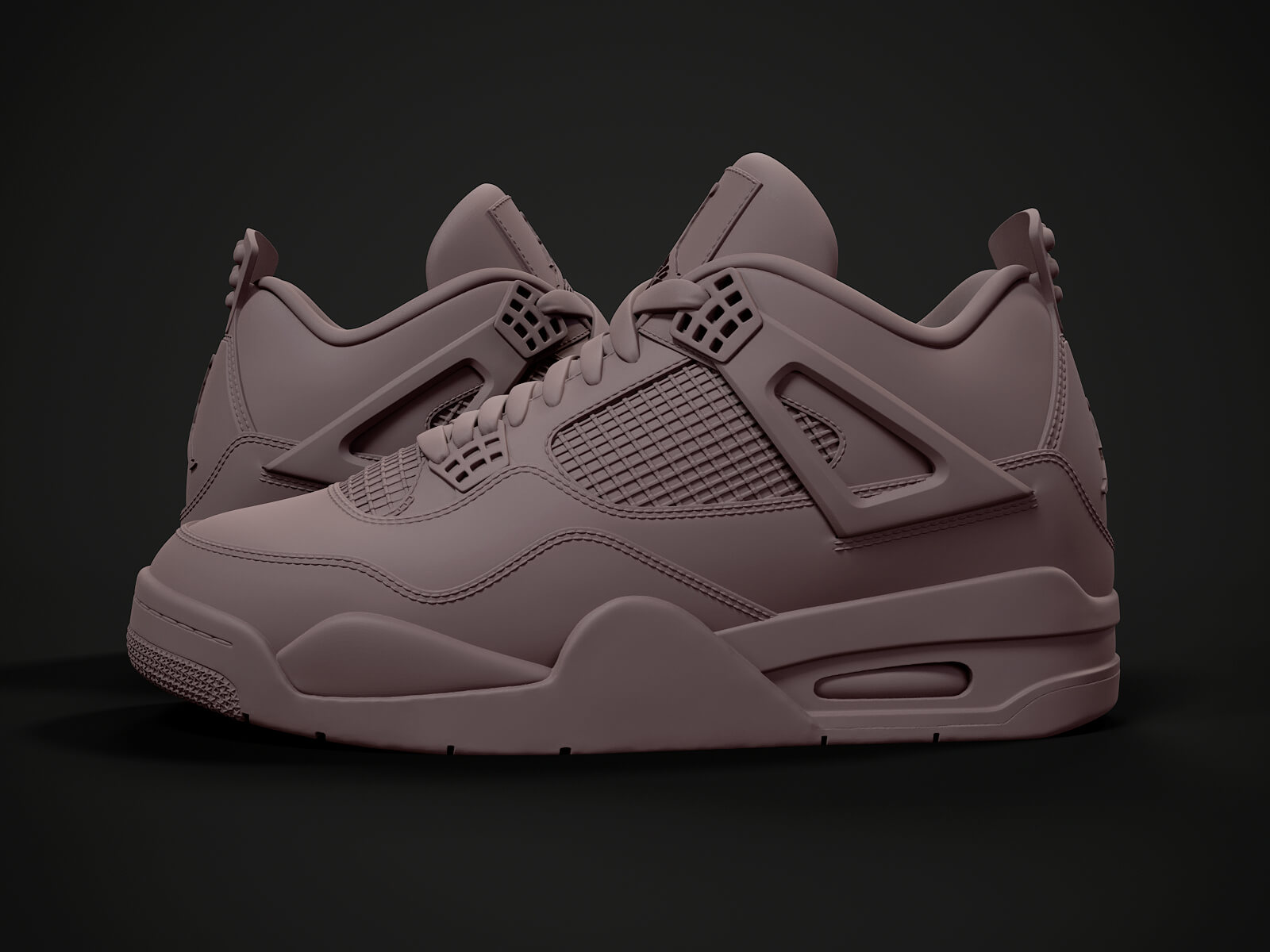 Air Jordan4-Retro Sneaker-V2-3D Printable 3D Model by manacards