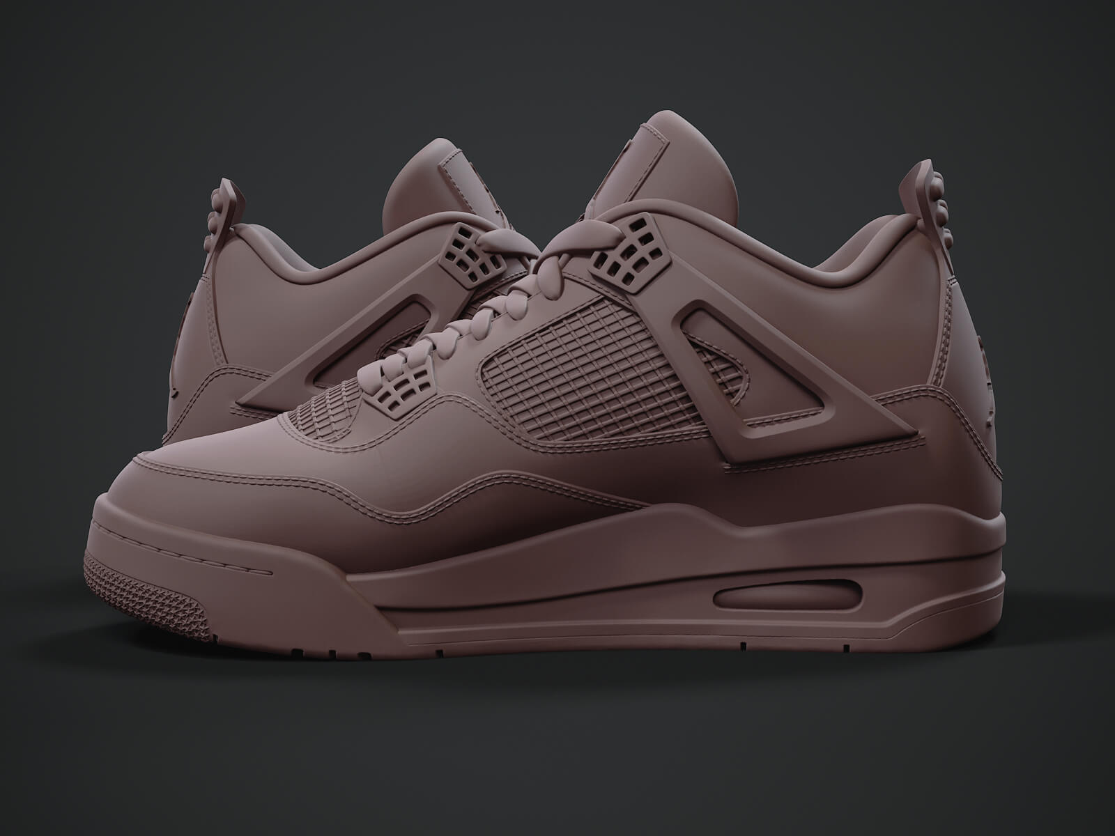 Air Jordan4-Retro Sneaker-V2-3D Printable 3D Print Model by manacards