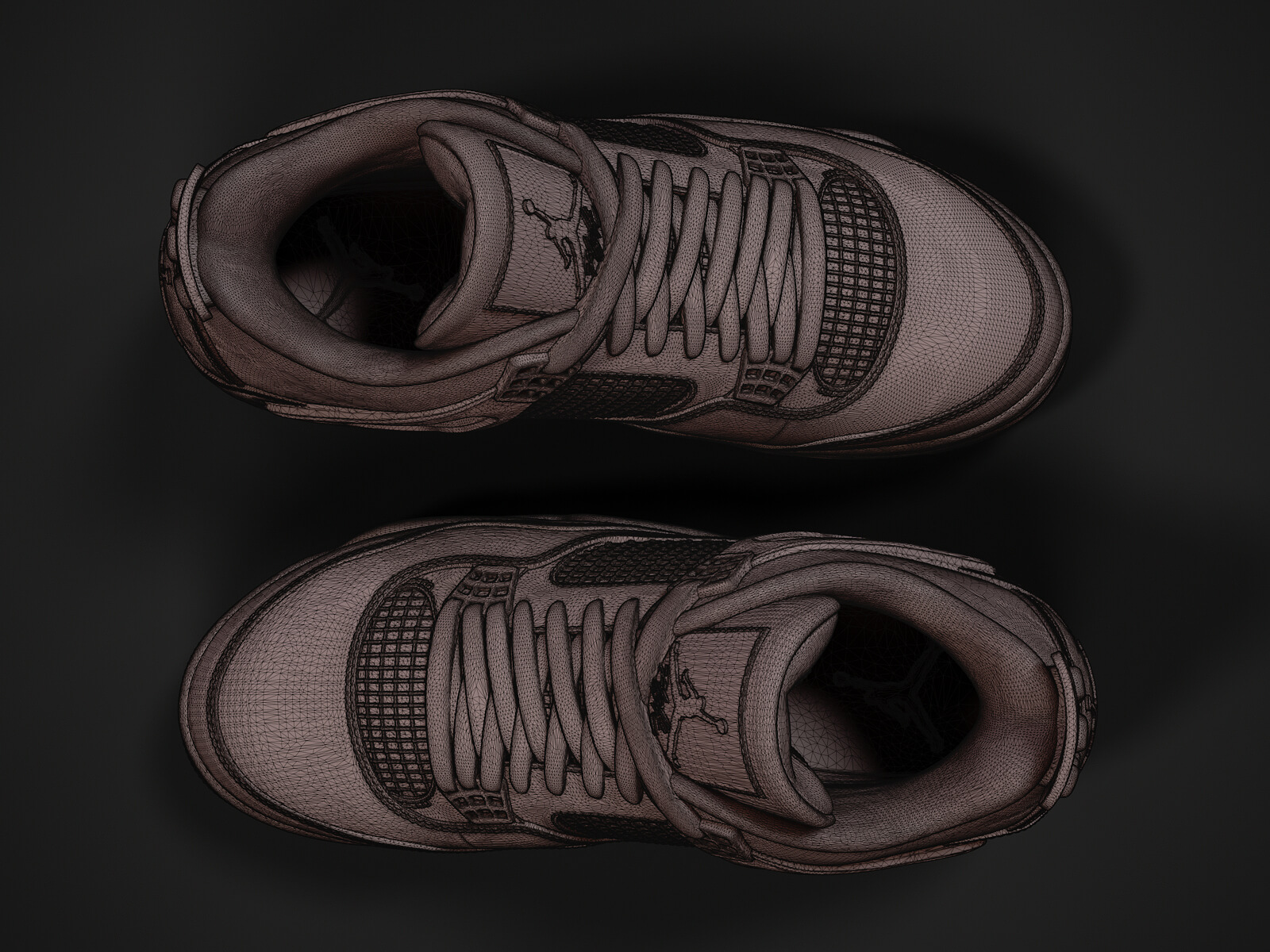 Air Jordan4-Retro Sneaker-V2-3D Printable 3D Print Model by manacards