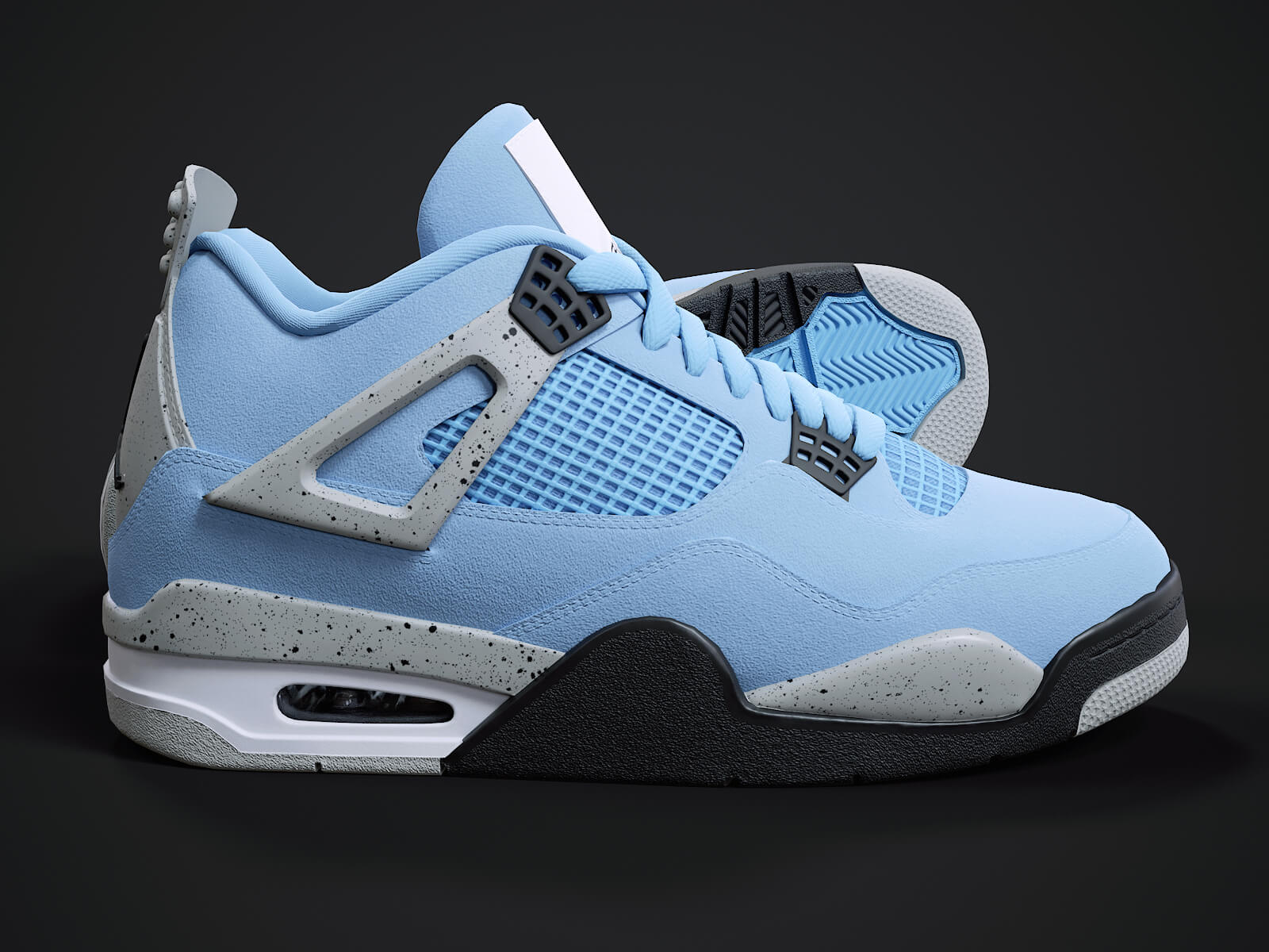 Air Jordan4-Retro Sneaker-V2 PBR Model 2 by manacards