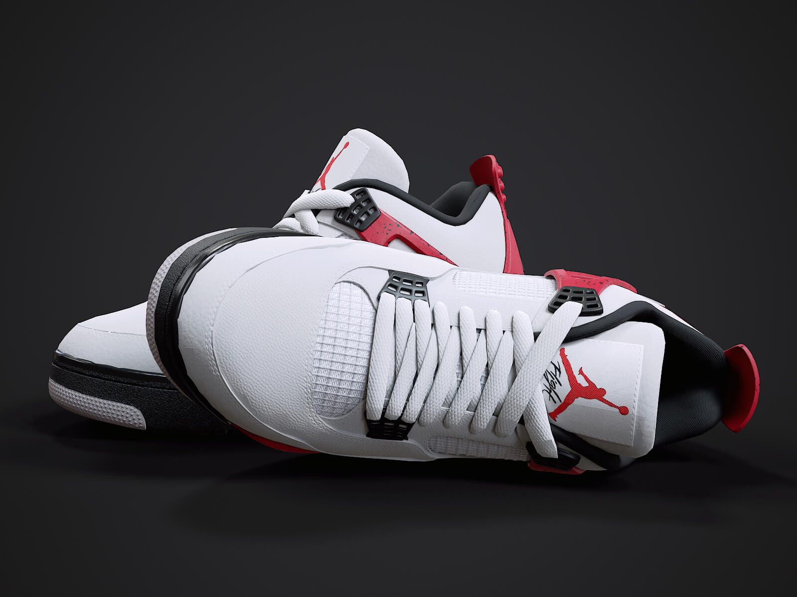 Air Jordan 4 Retro Sneaker V2 PBR Model 1 by manacards