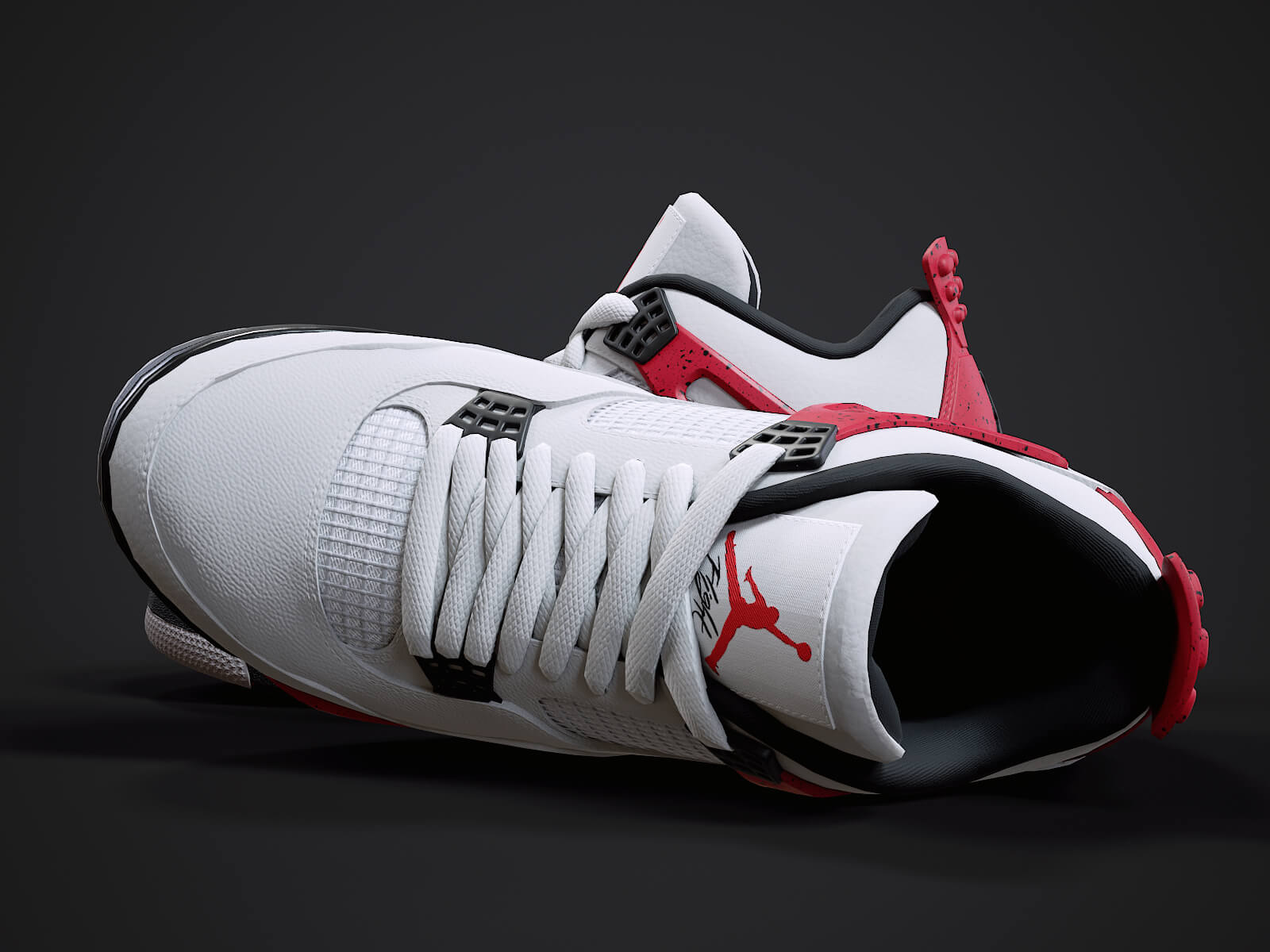 Air Jordan 4 Retro Sneaker V2 PBR Model 1 by manacards