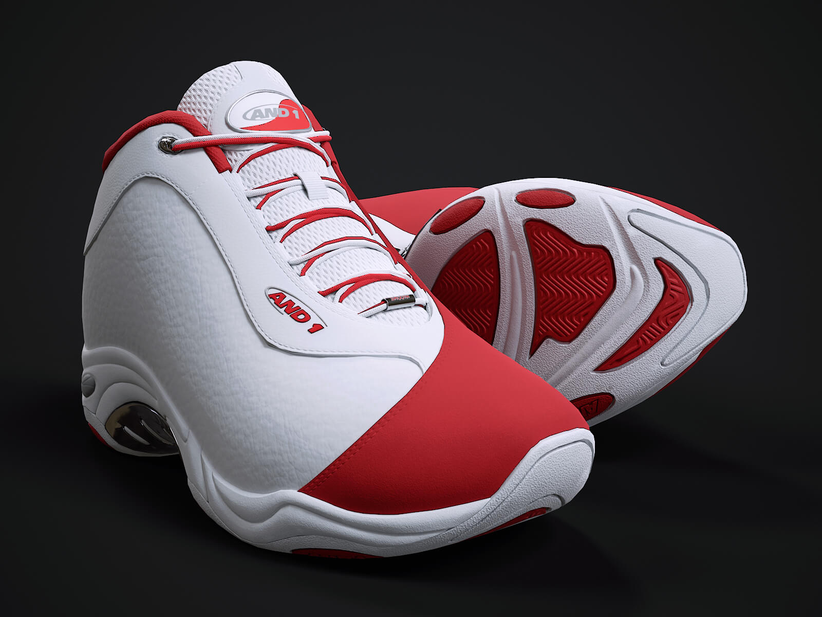And1 Tai-Chi Sneaker PBR Model by manacards