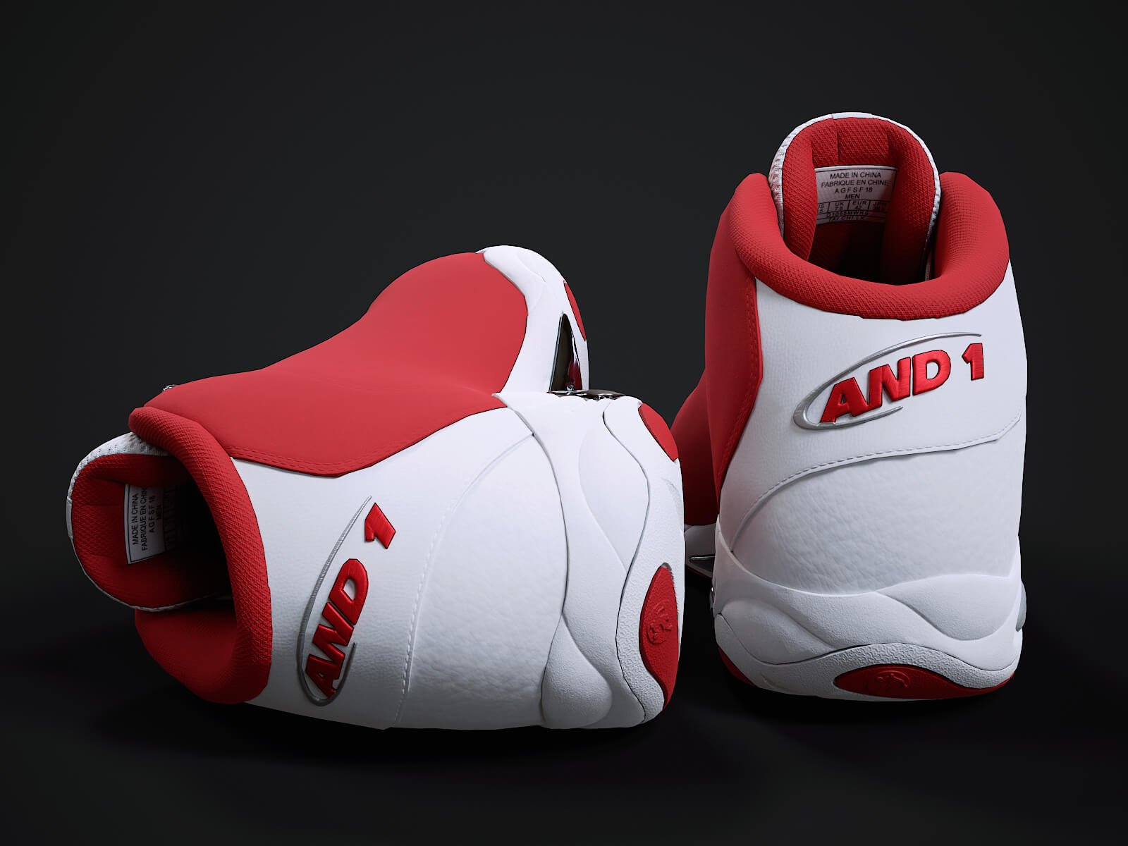 AND1 Tai Chi Sneaker PBR Model 1 by manacards