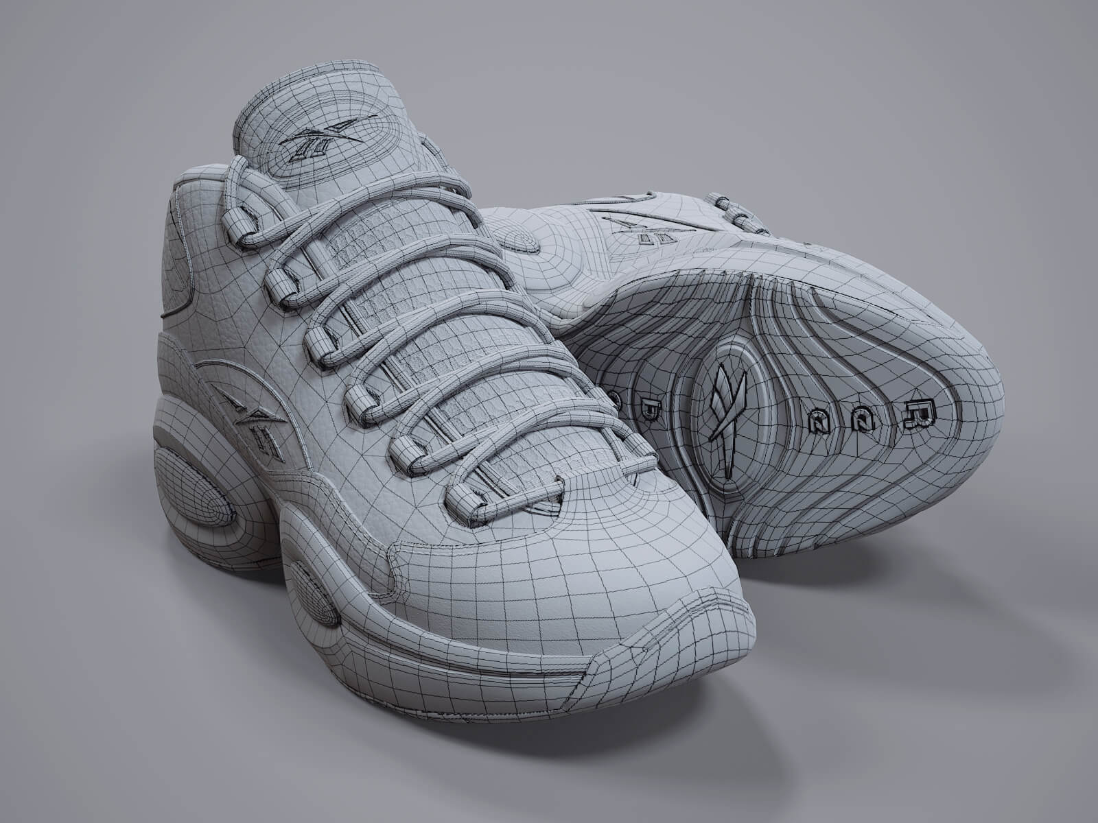Reebok Question Sneaker 3-PBR Model by manacards