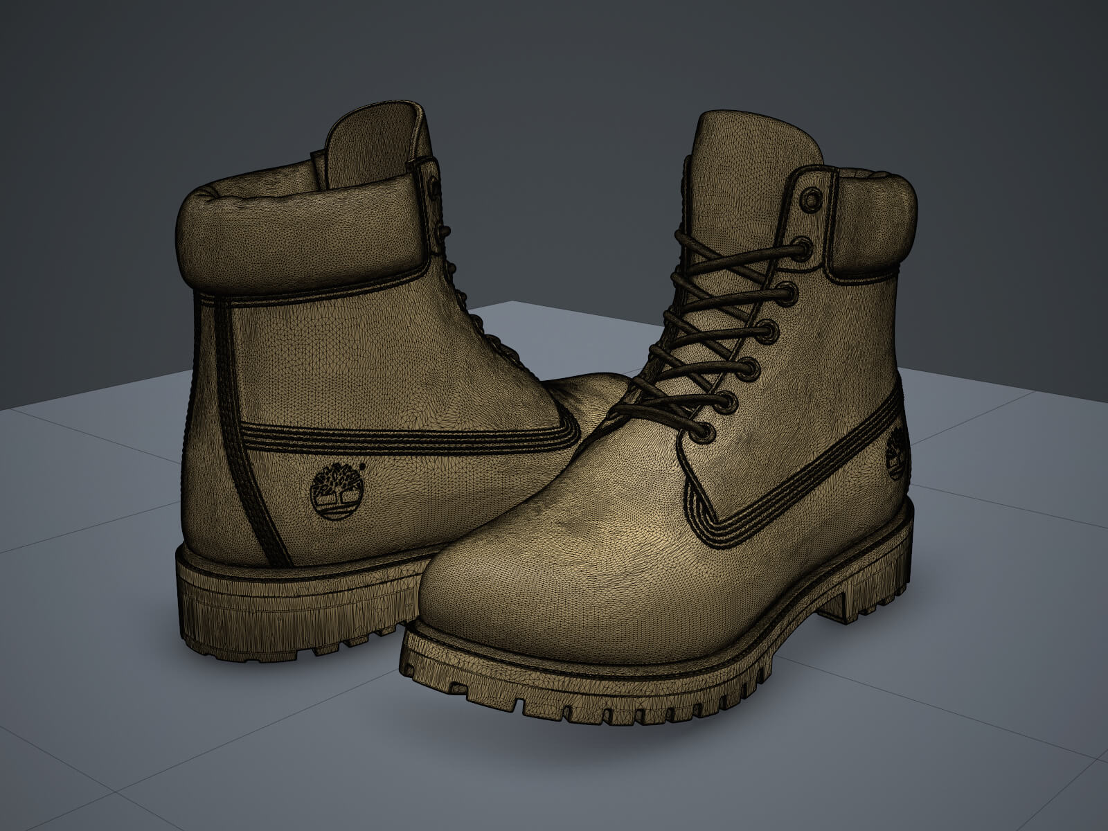 Timberland Premium 6-Inches Boots 3D Print Model by manacards