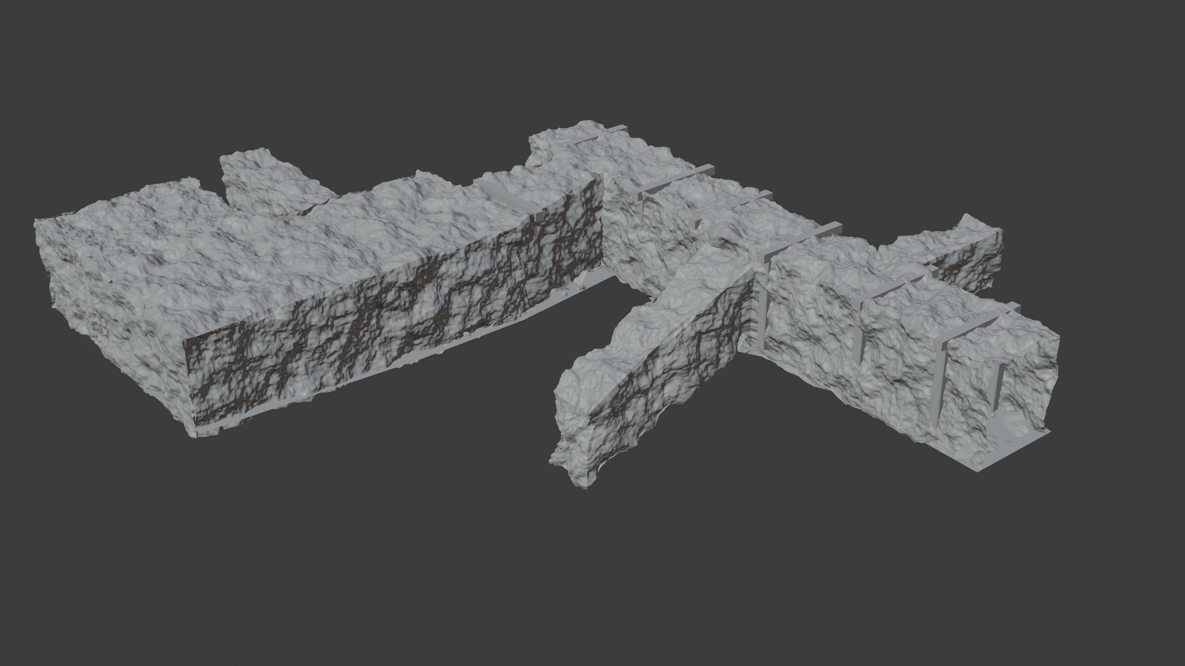 Old Cave Landscape - 3D Model by MaNgAz