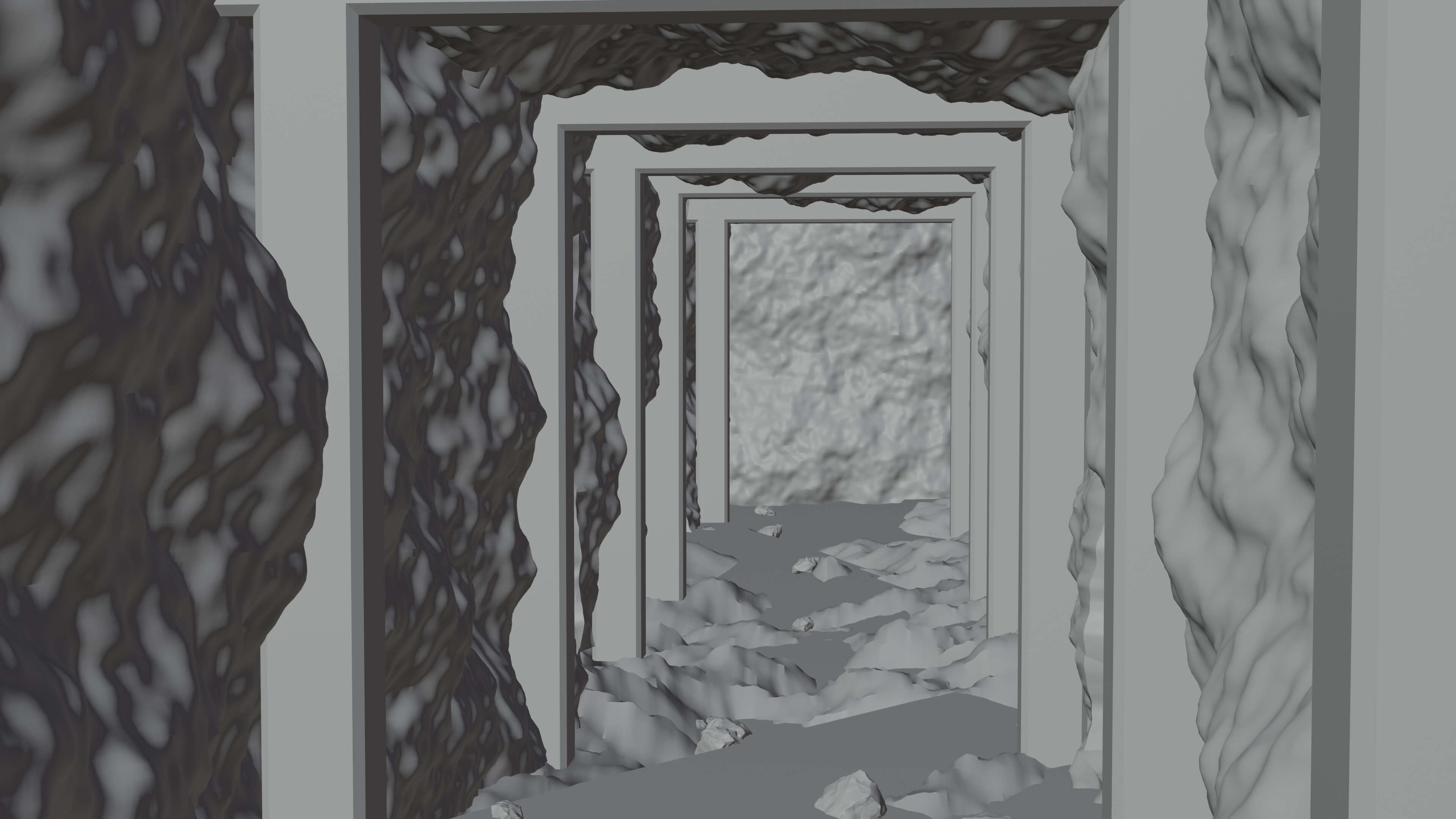 Old Cave Landscape - 3D Model by MaNgAz