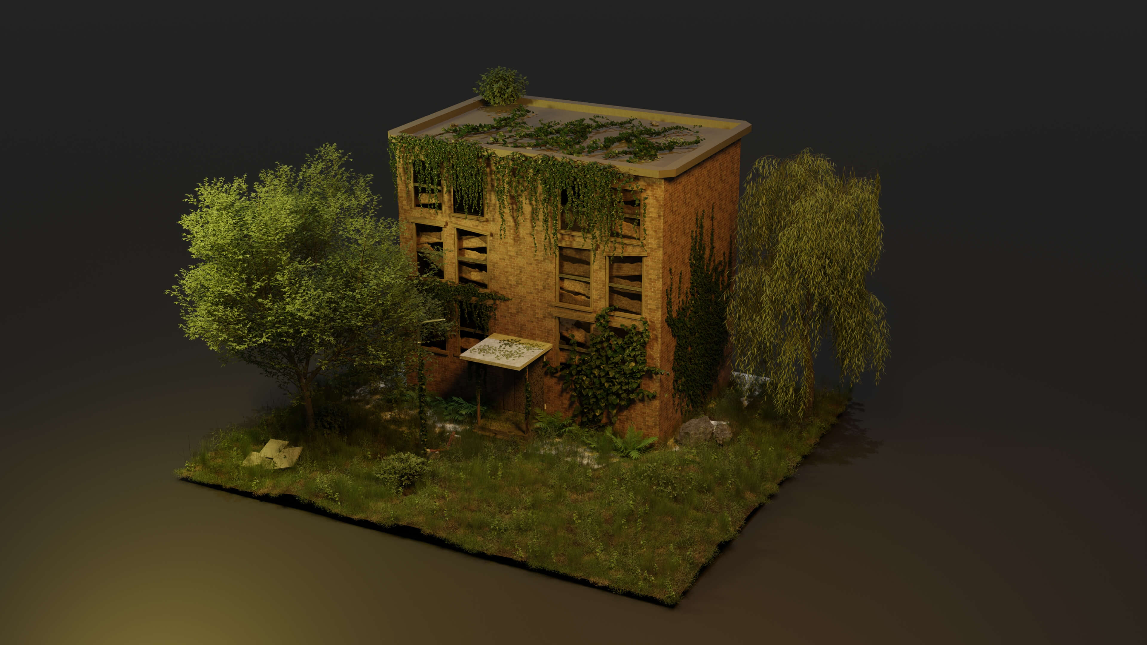 Post Apocalyptic House - 3D Model by MaNgAz