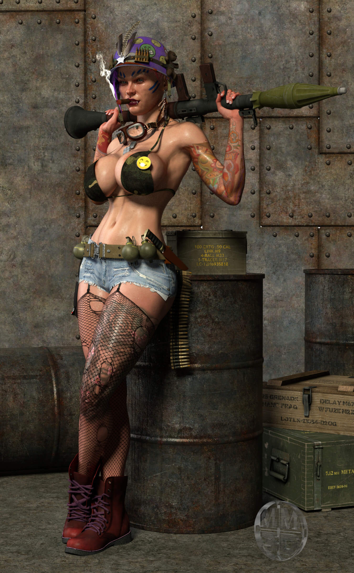 Sexy Cosplay Tank Girl