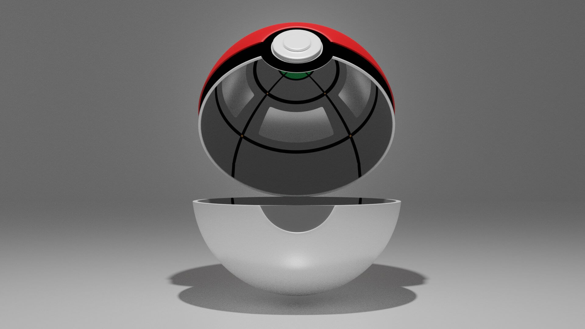 Poke Ball - 3D Model by manikanta511
