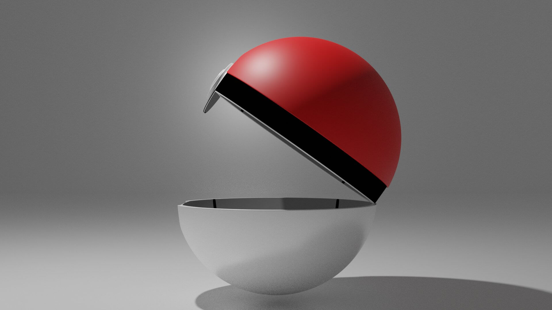Poke Ball - 3D Model by manikanta511