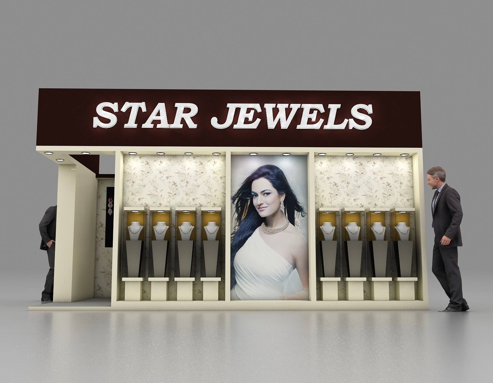 9. Exhibition Stall (2 Sides Open) - 3D Model by manishsingla1994