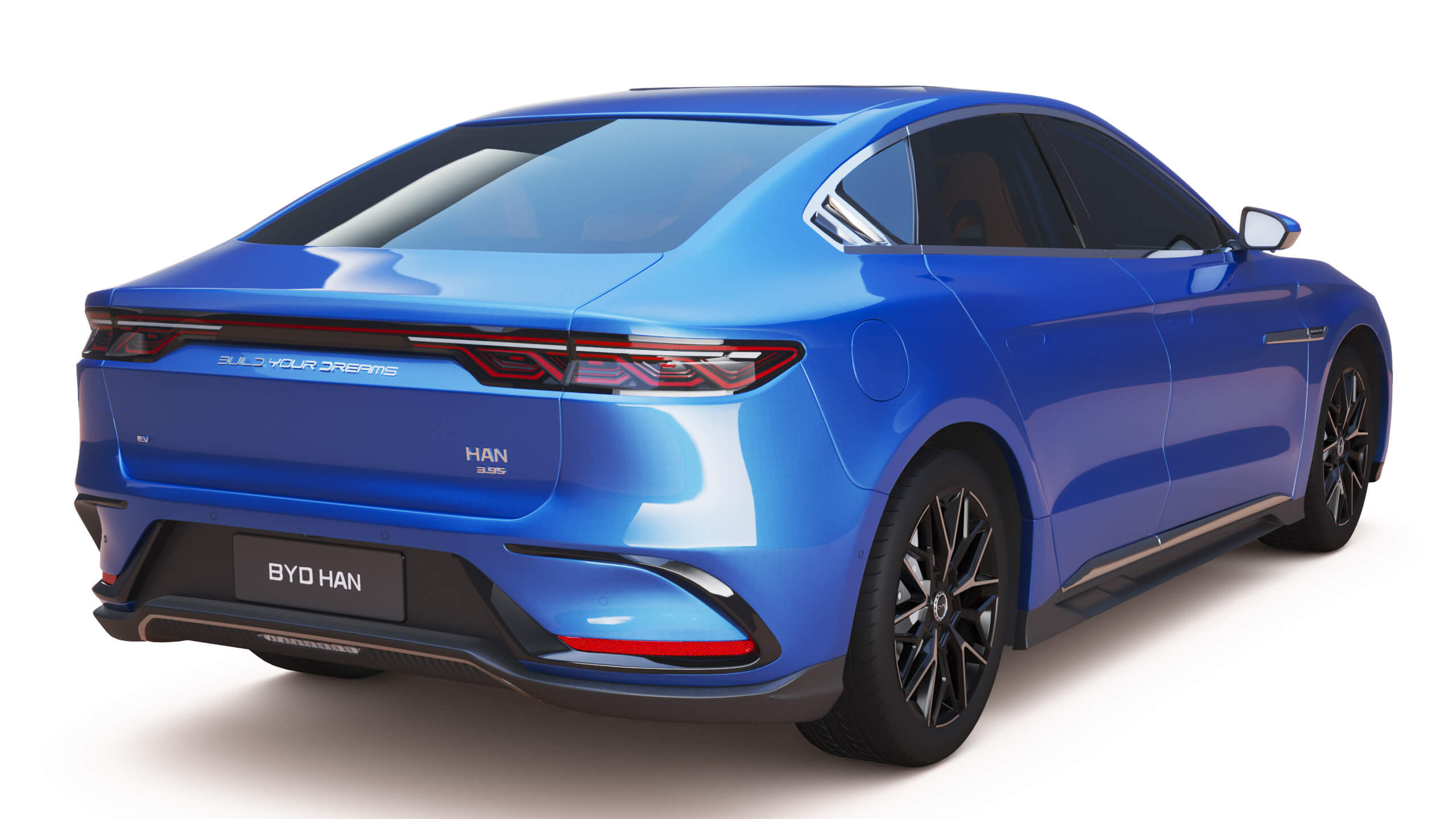 2024 BYD Han EV With Interior - 3D Model by MantangCG