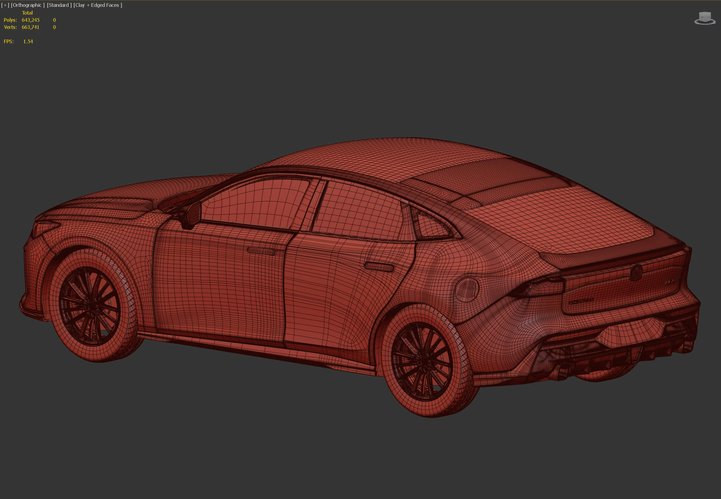 2024 Changan Uni-V 3D Model by MantangCG