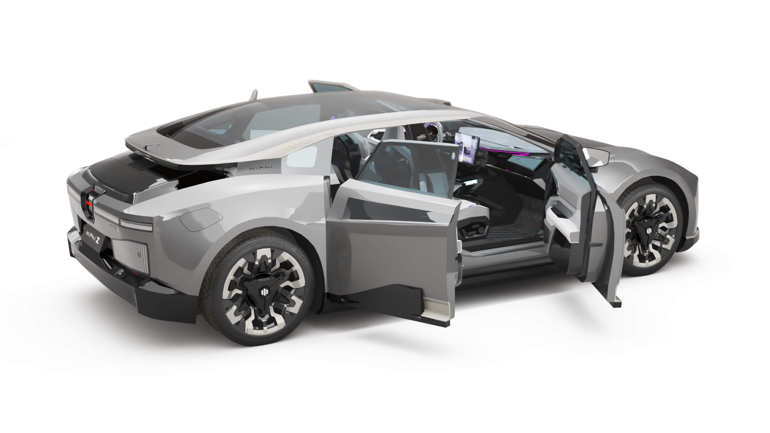 2024 Hiphi Z With Interior - Free 3D Model by MantangCG