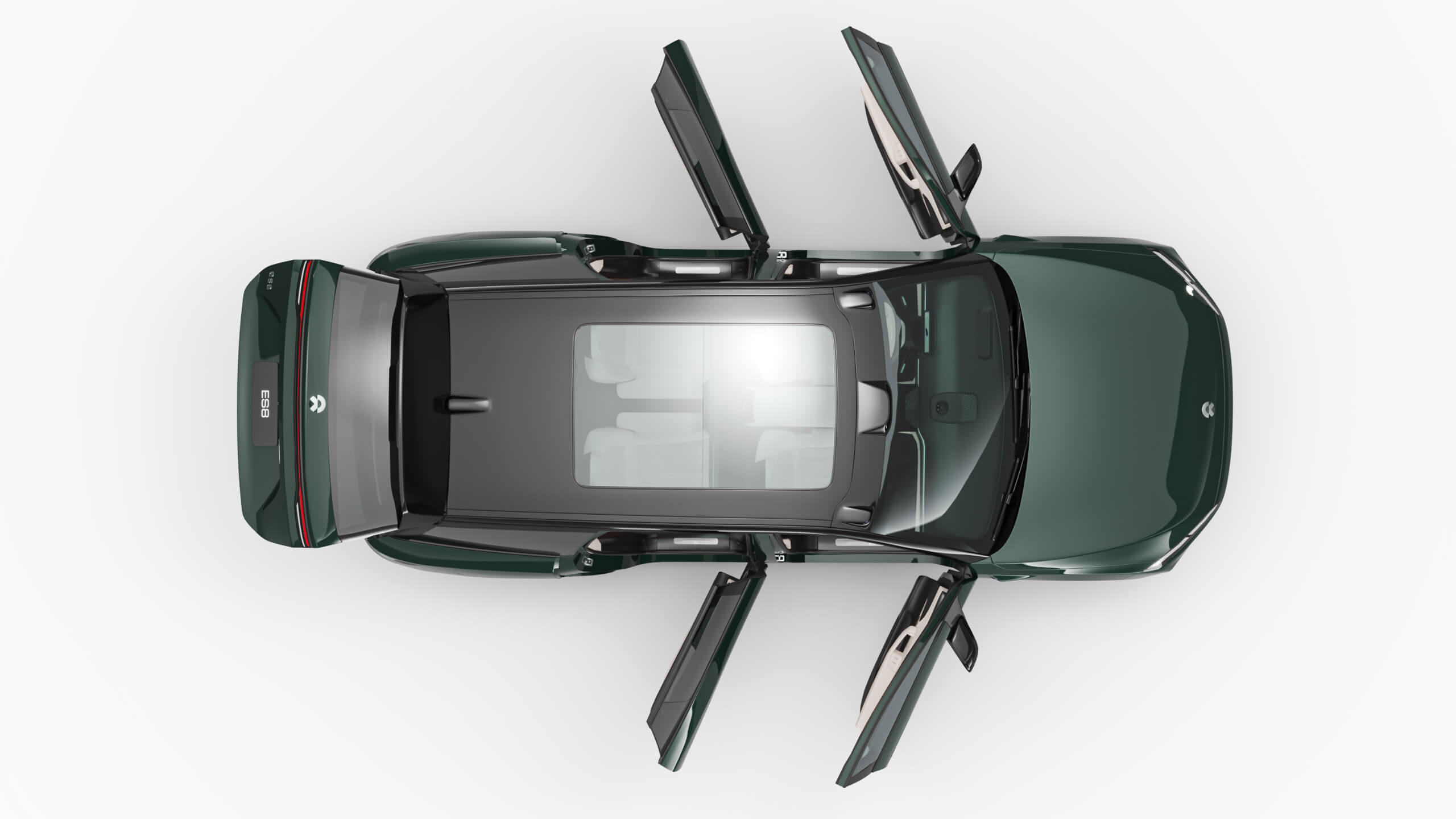 2024 Nio EL8 ES8 With Interior - 3D Model by MantangCG