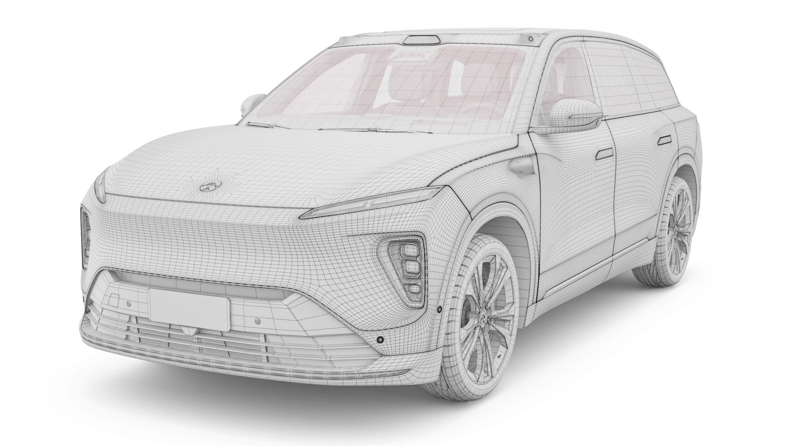 2023 Nio ES8 - 3D Model by MantangCG