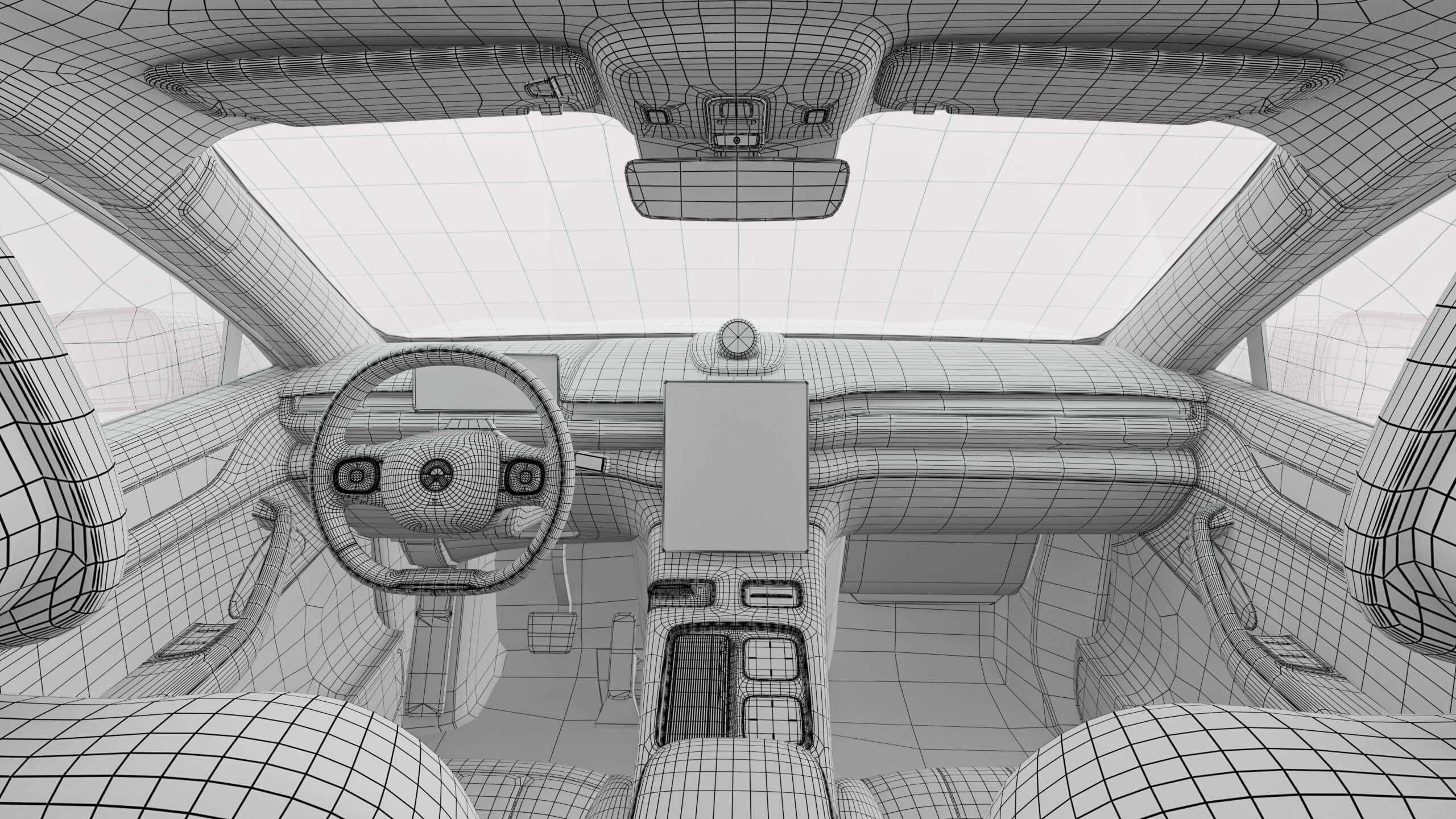2024 Nio EL8 ES8 With Interior - 3D Model by MantangCG