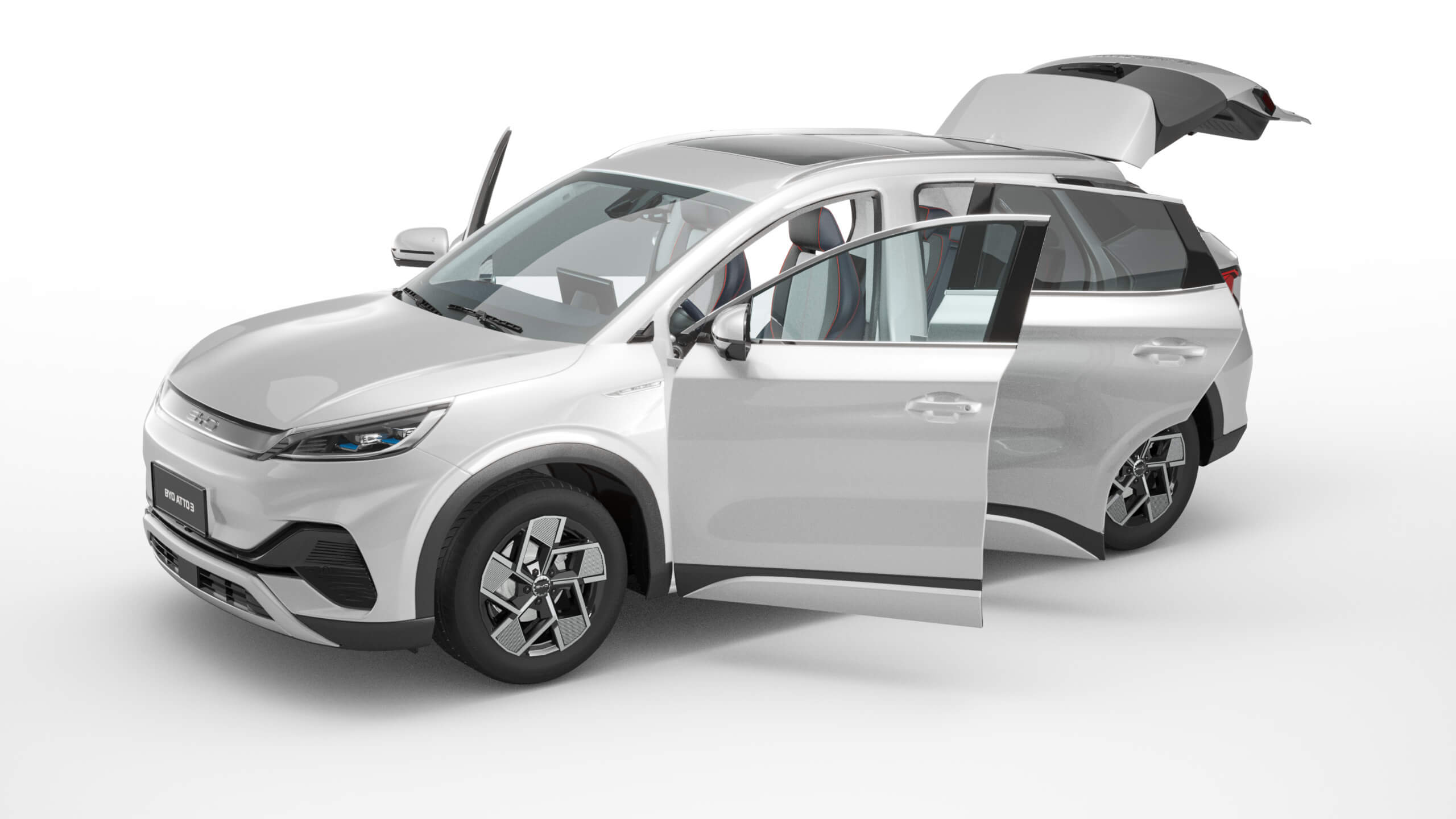 2024 BYD Atto3 With Interior - 3D Model by MantangCG