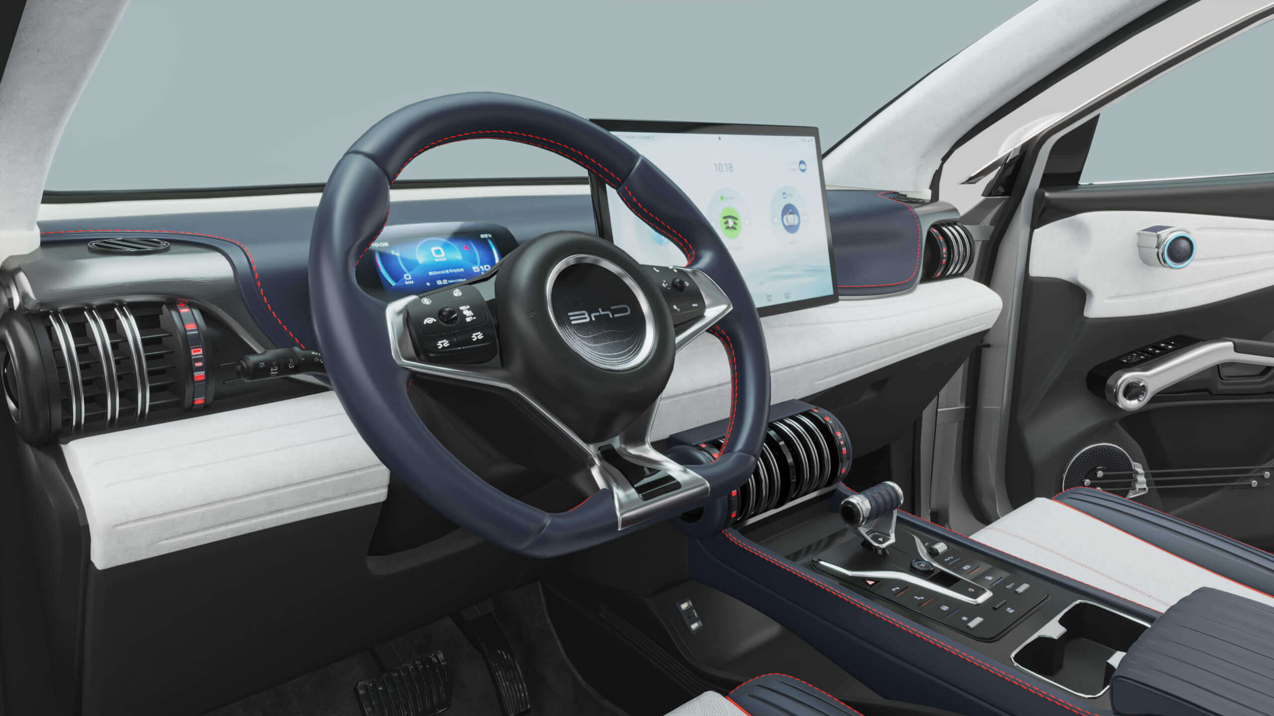2024 BYD Atto3 With Interior - 3D Model by MantangCG