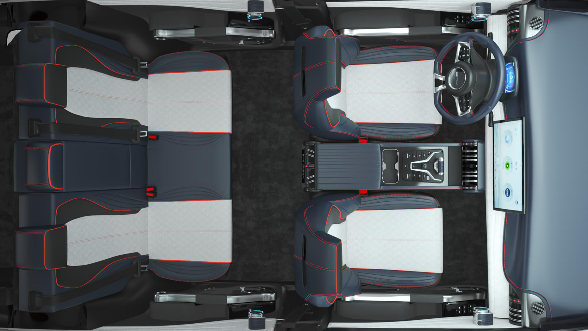 2024 BYD Atto3 With Interior - 3D Model by MantangCG